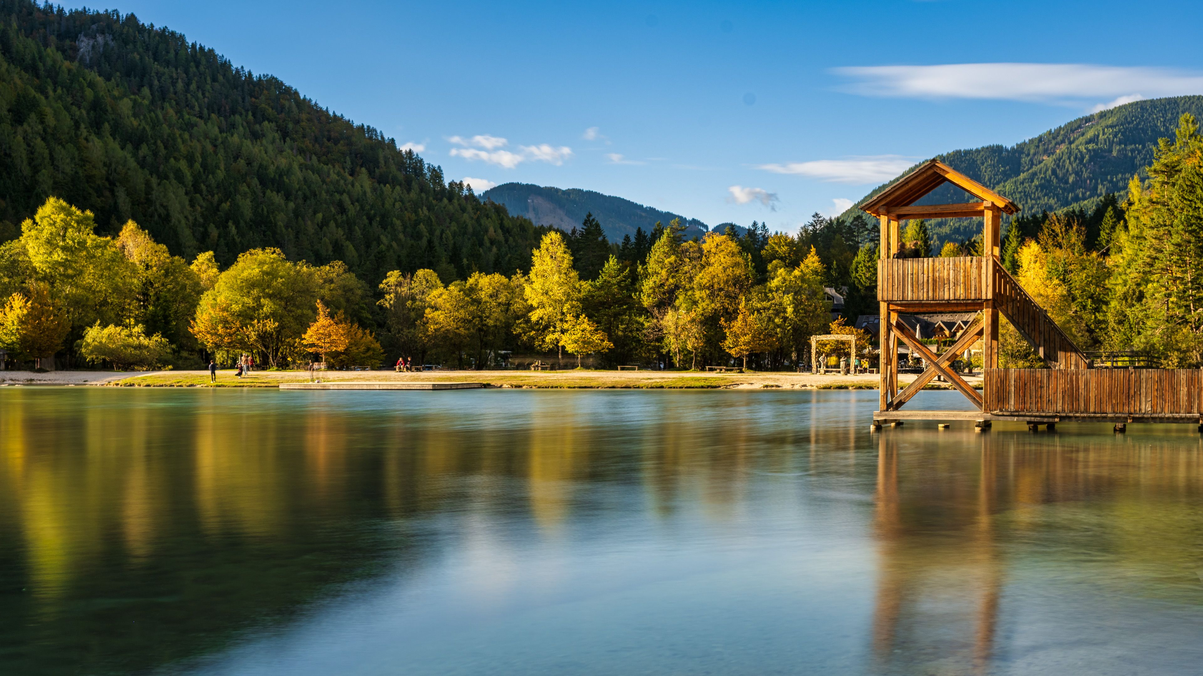Scenic Autumn View of Lake in Jesenice, Slovenia · Free Stock Photo