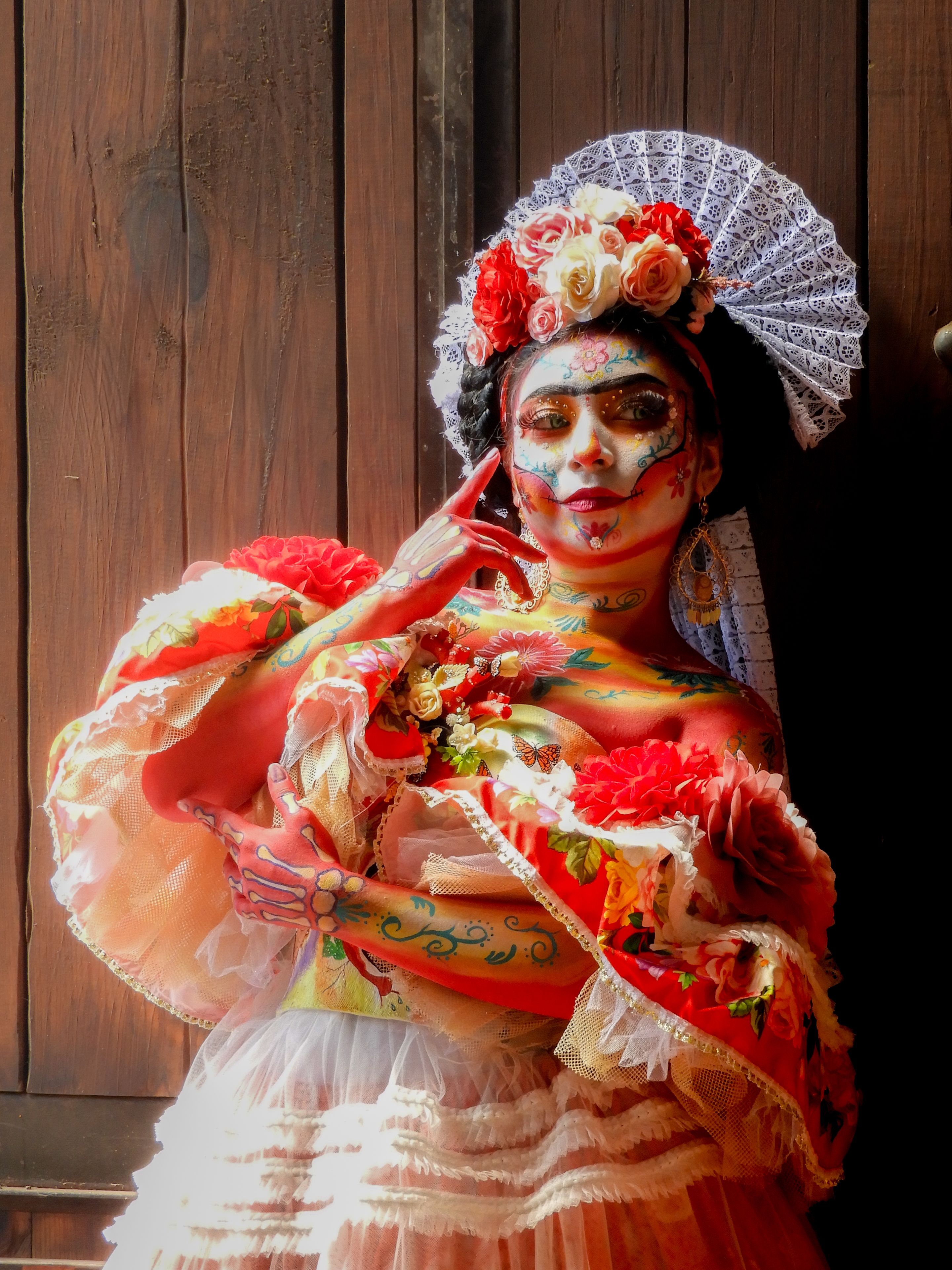 Colorful La Catrina Portrait for Day of the Dead · Free Stock Photo
