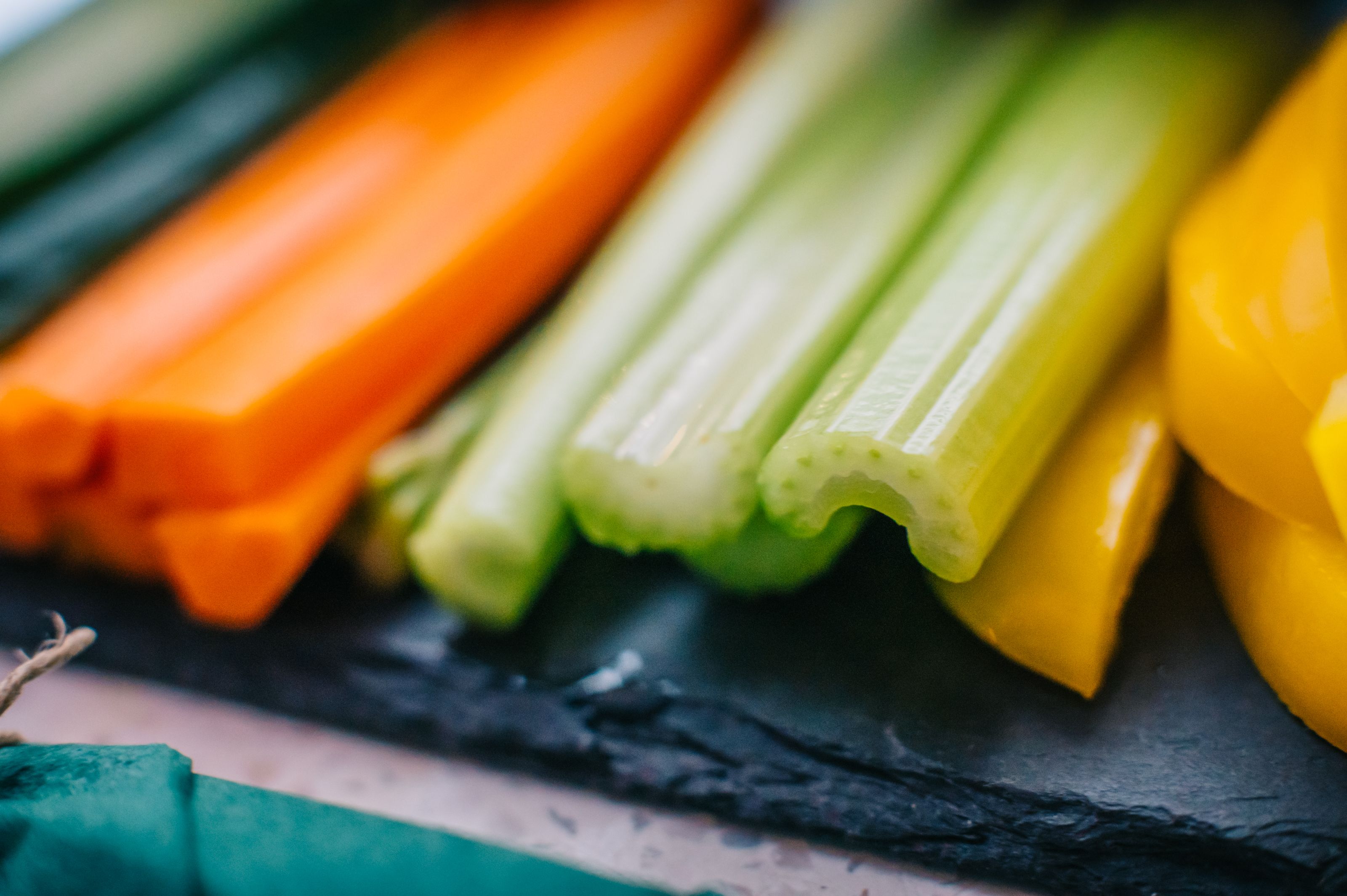 Close-up of Fresh Colorful Vegetable Sticks · Free Stock Photo