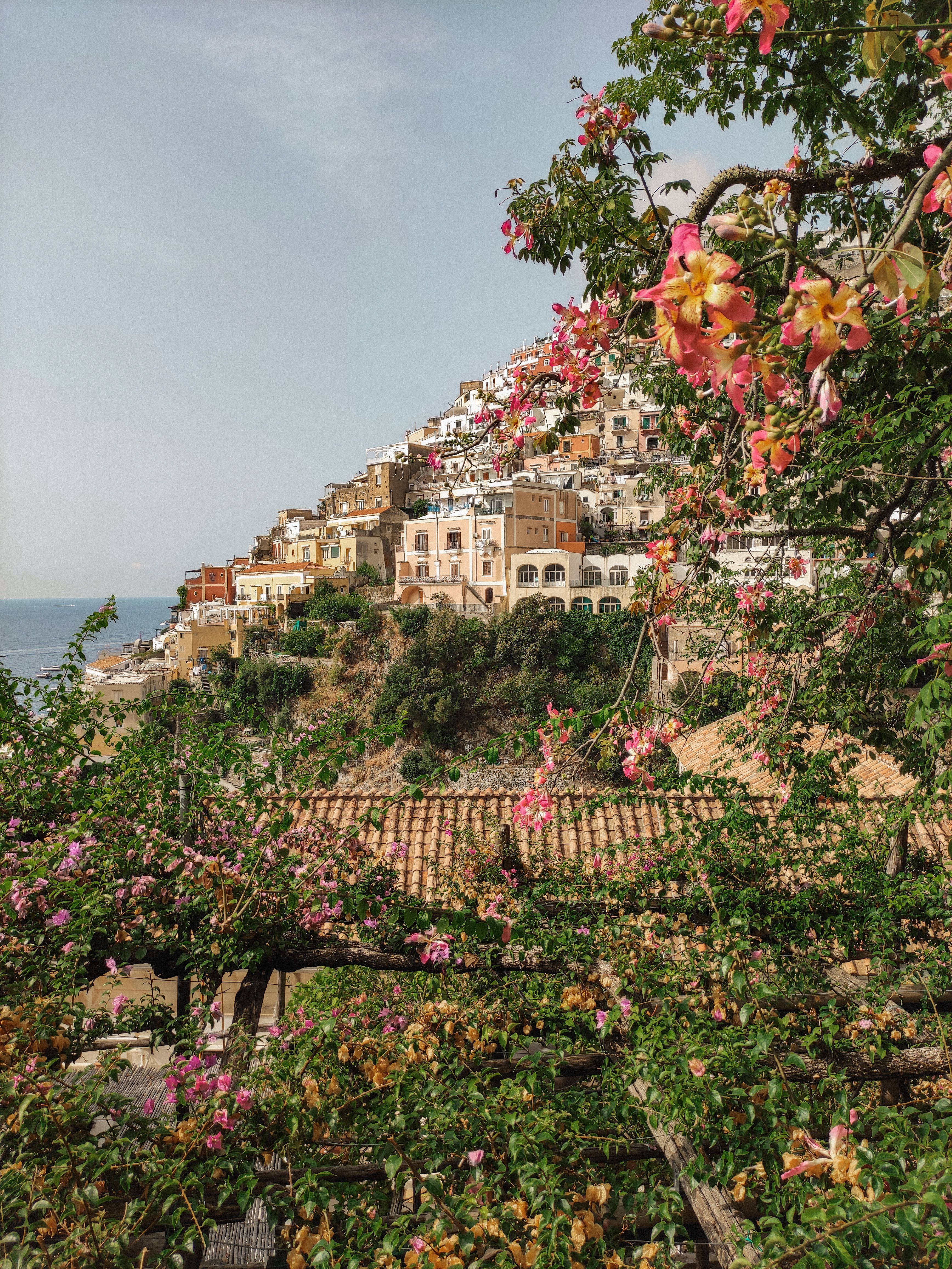 Charming Amalfi Coast Village in Spring · Free Stock Photo