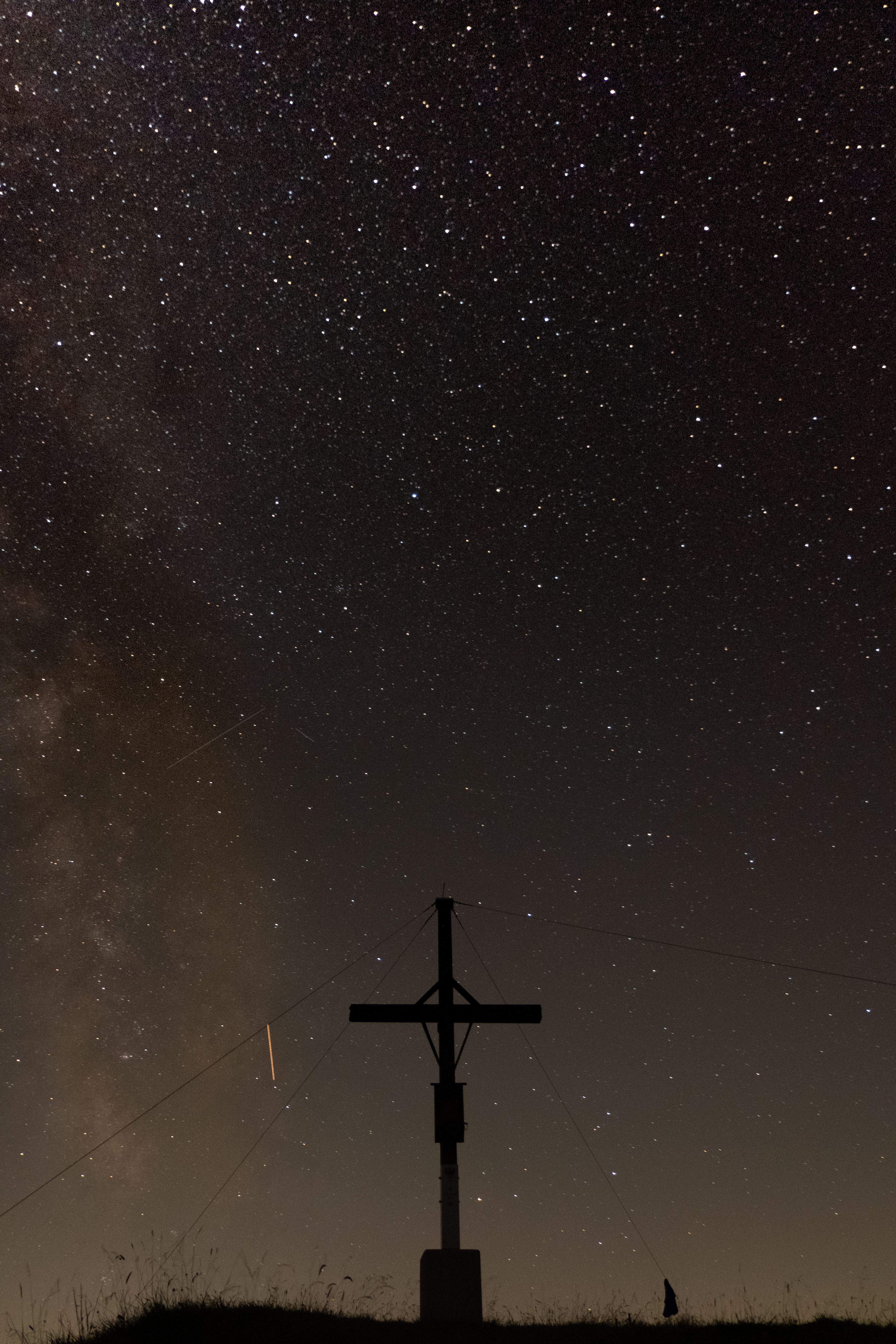 Lighted Cross Decor · Free Stock Photo