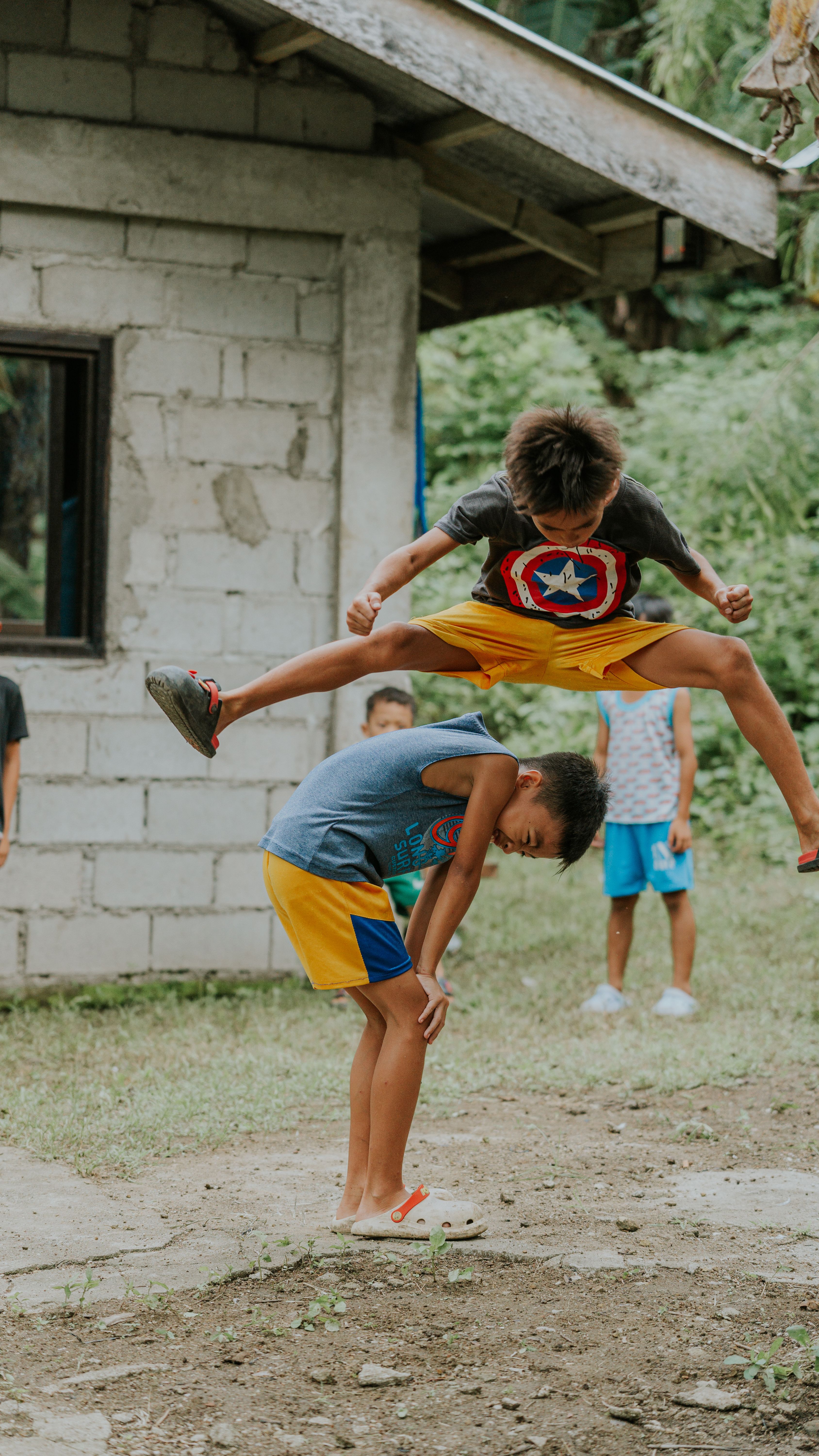 Children Playing Traditional Outdoor Game · Free Stock Photo