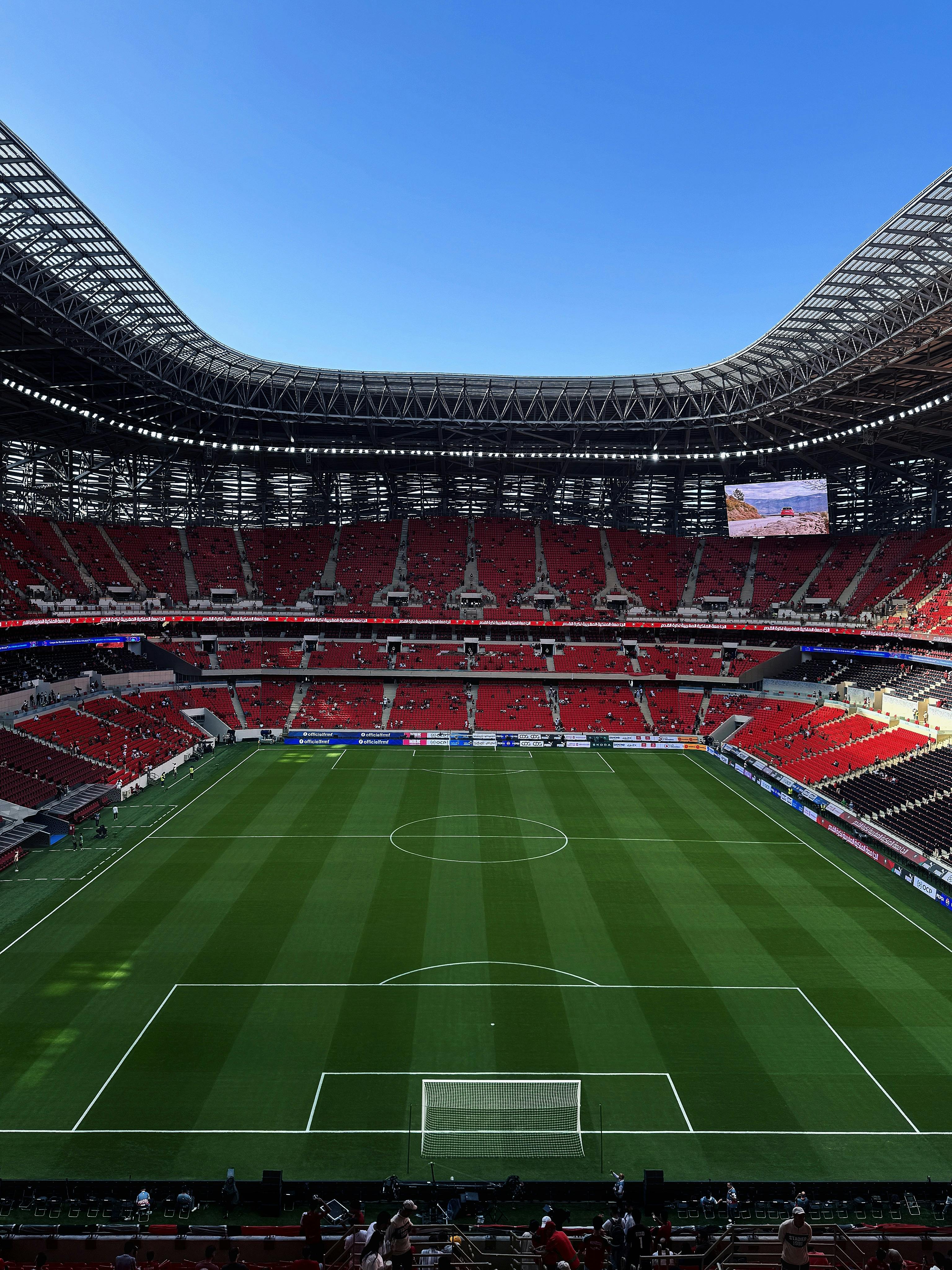 Grand Stadium View Before a Soccer Match · Free Stock Photo