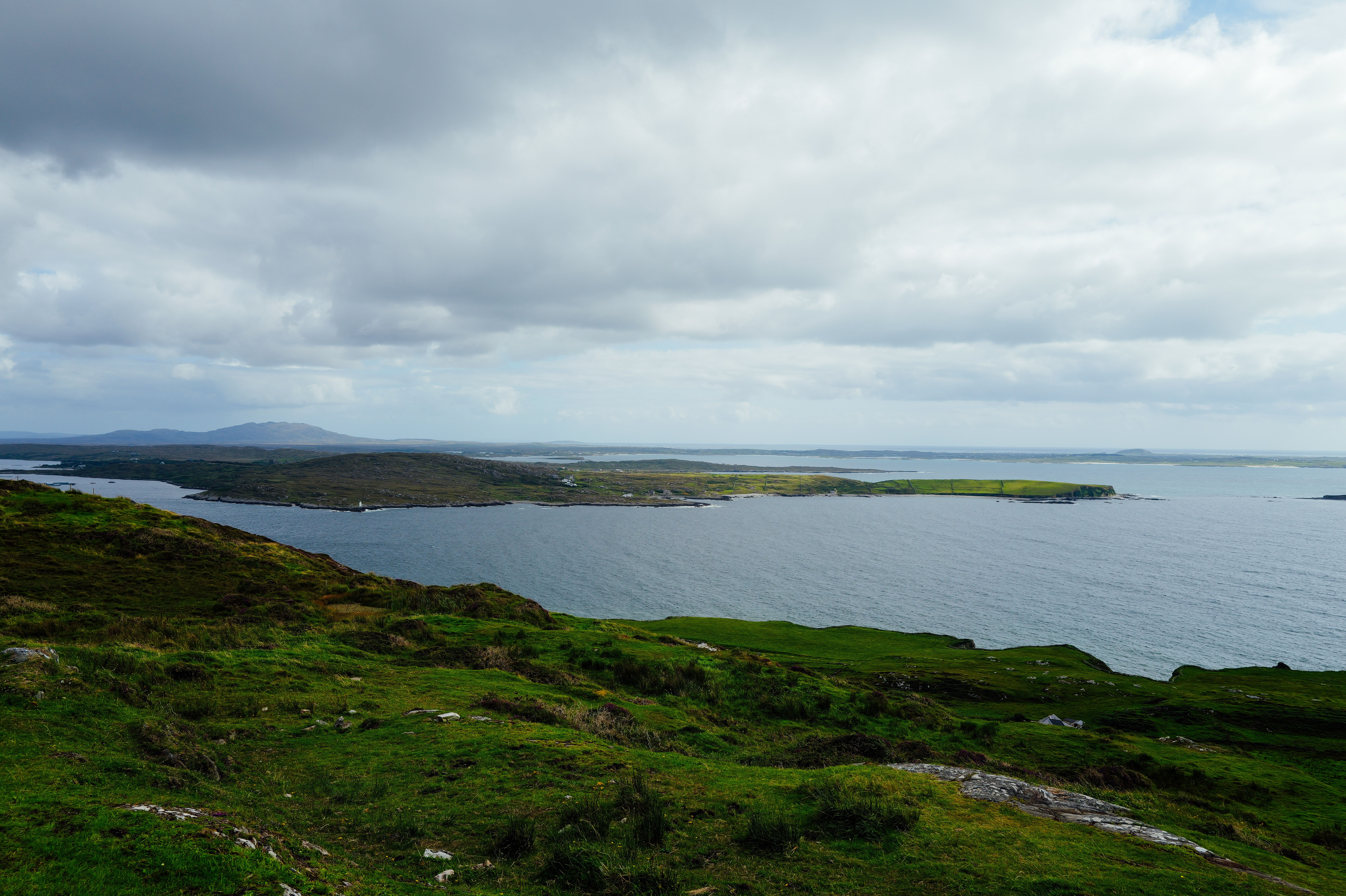 Scenic Coastal View of Rolling Irish Hills · Free Stock Photo