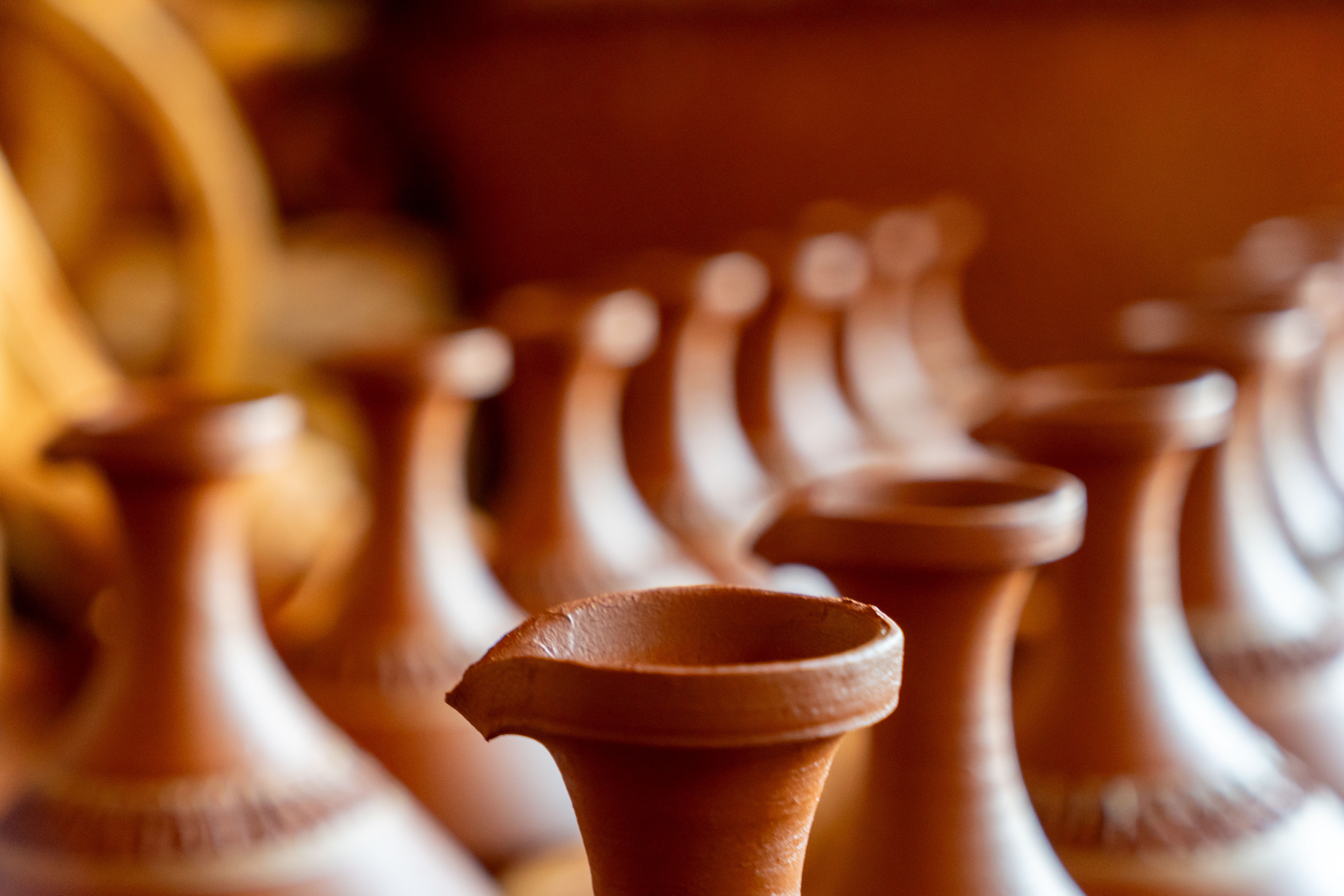 Close-up of Traditional Clay Pottery Collection · Free Stock Photo