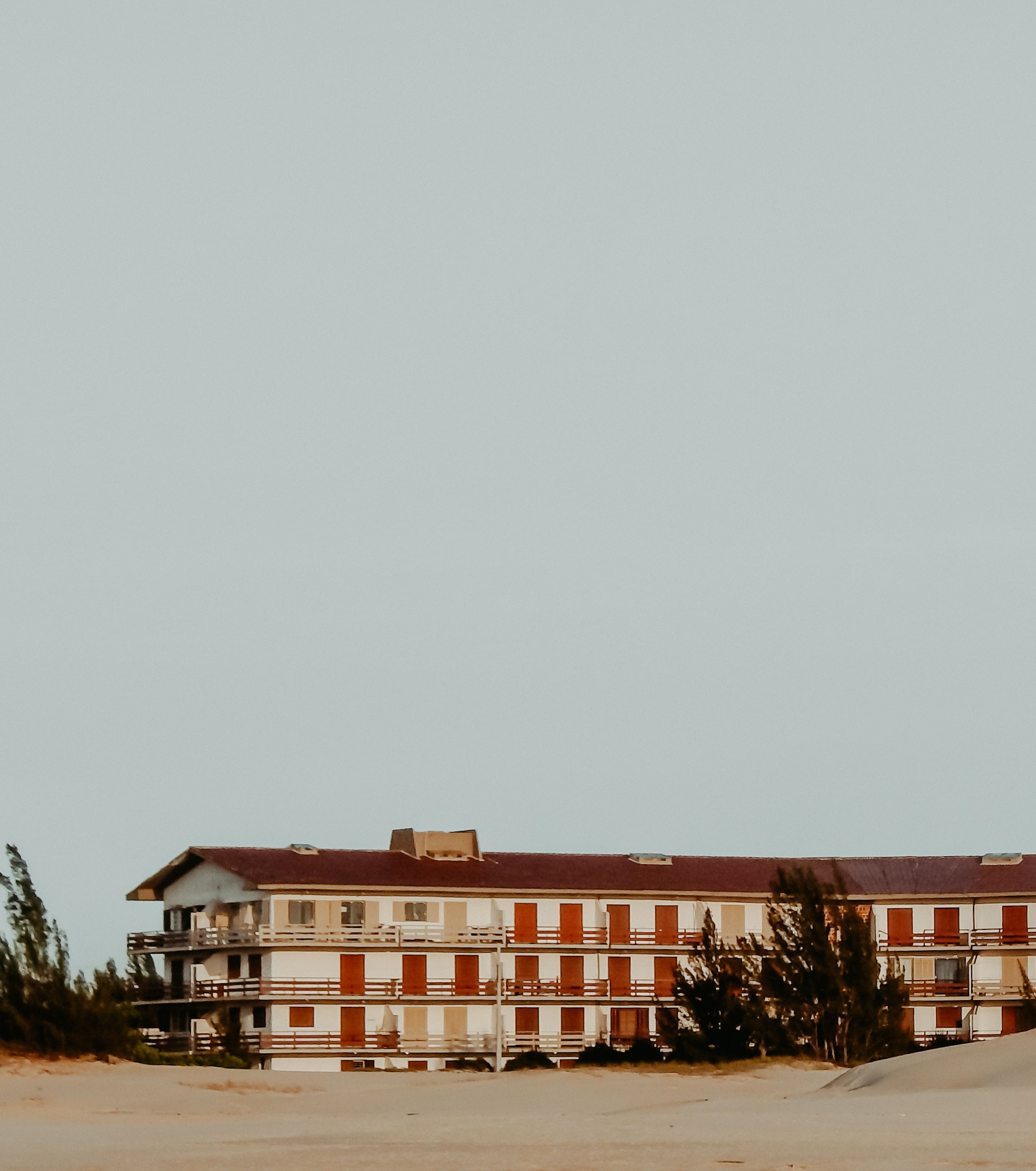 Seaside Building Against Clear Sky · Free Stock Photo