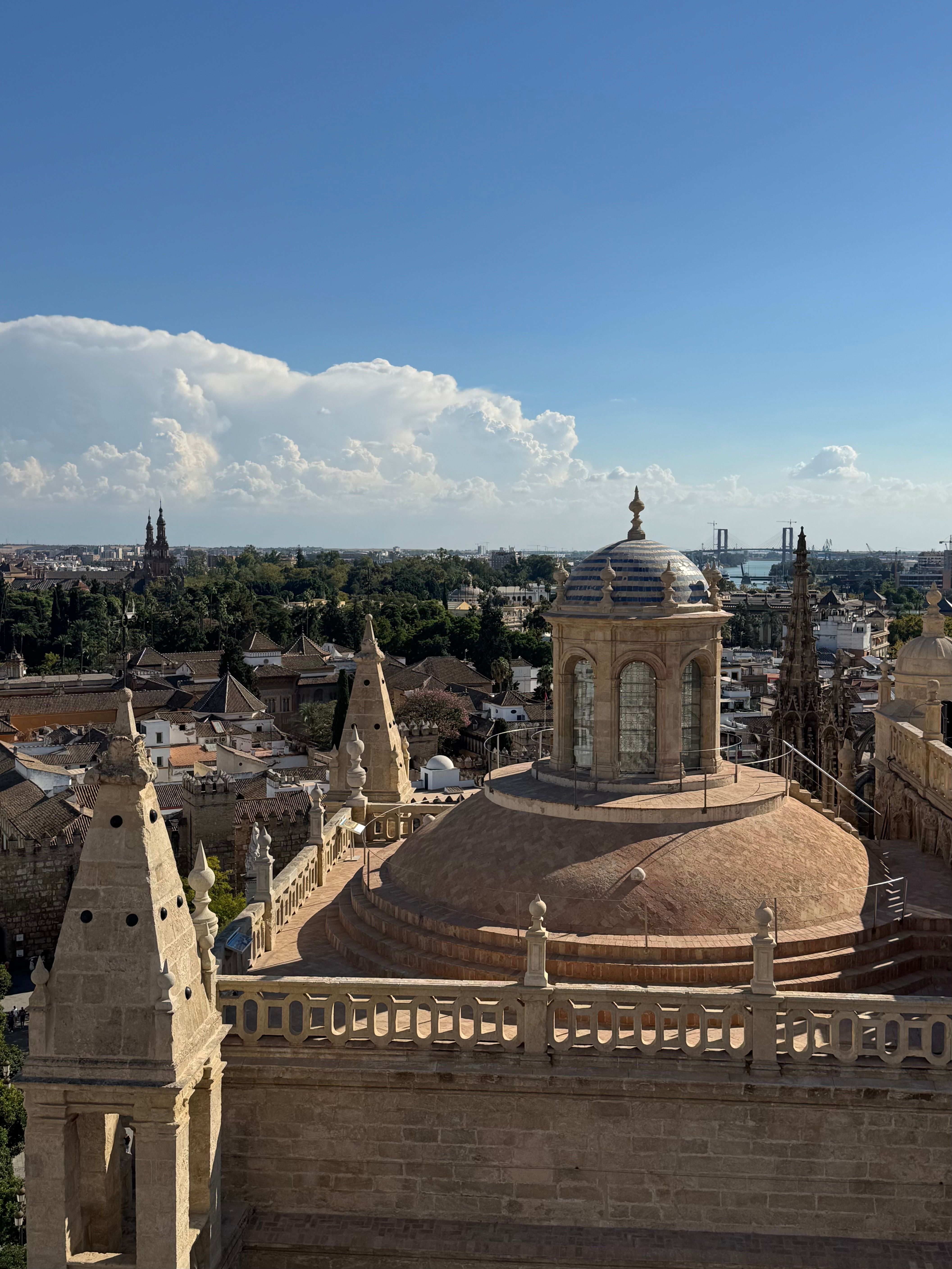 Scenic View from Seville Cathedral Rooftop · Free Stock Photo