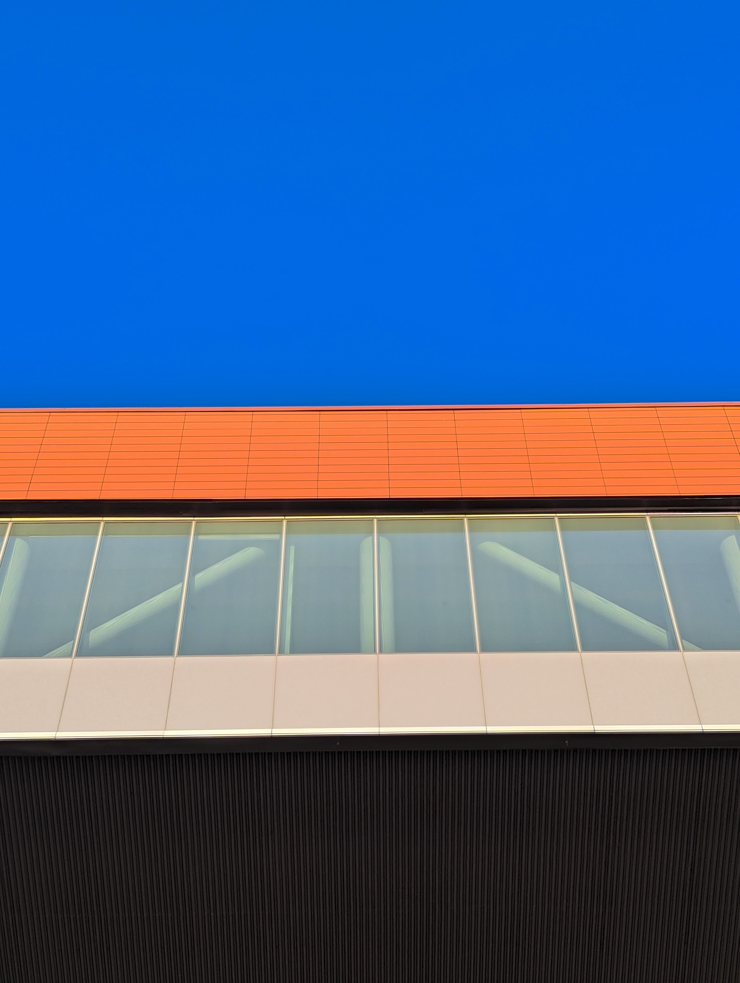 Modern Architecture Skylight with Bold Colors · Free Stock Photo