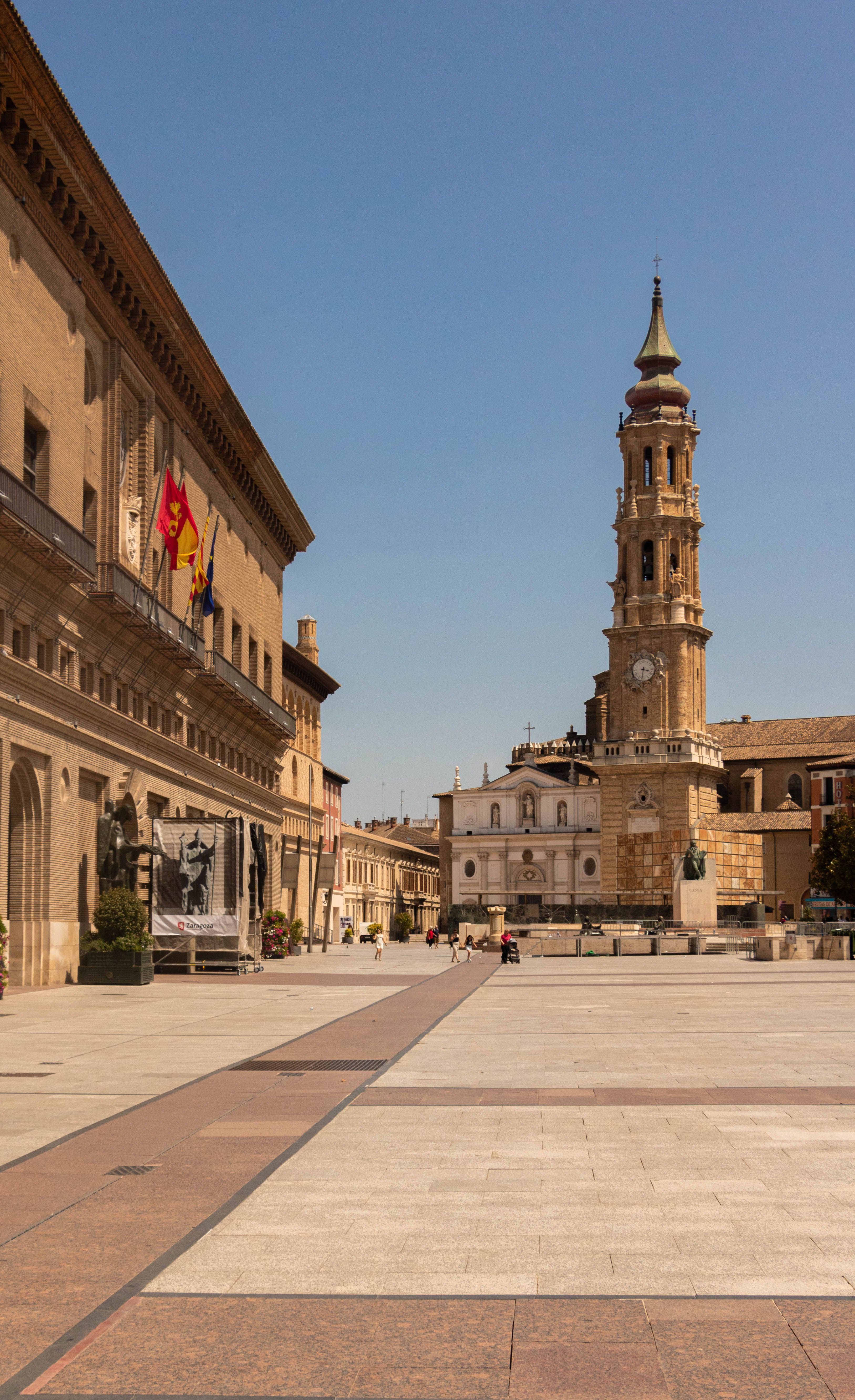 Historic Public Square in Zaragoza, Spain · Free Stock Photo