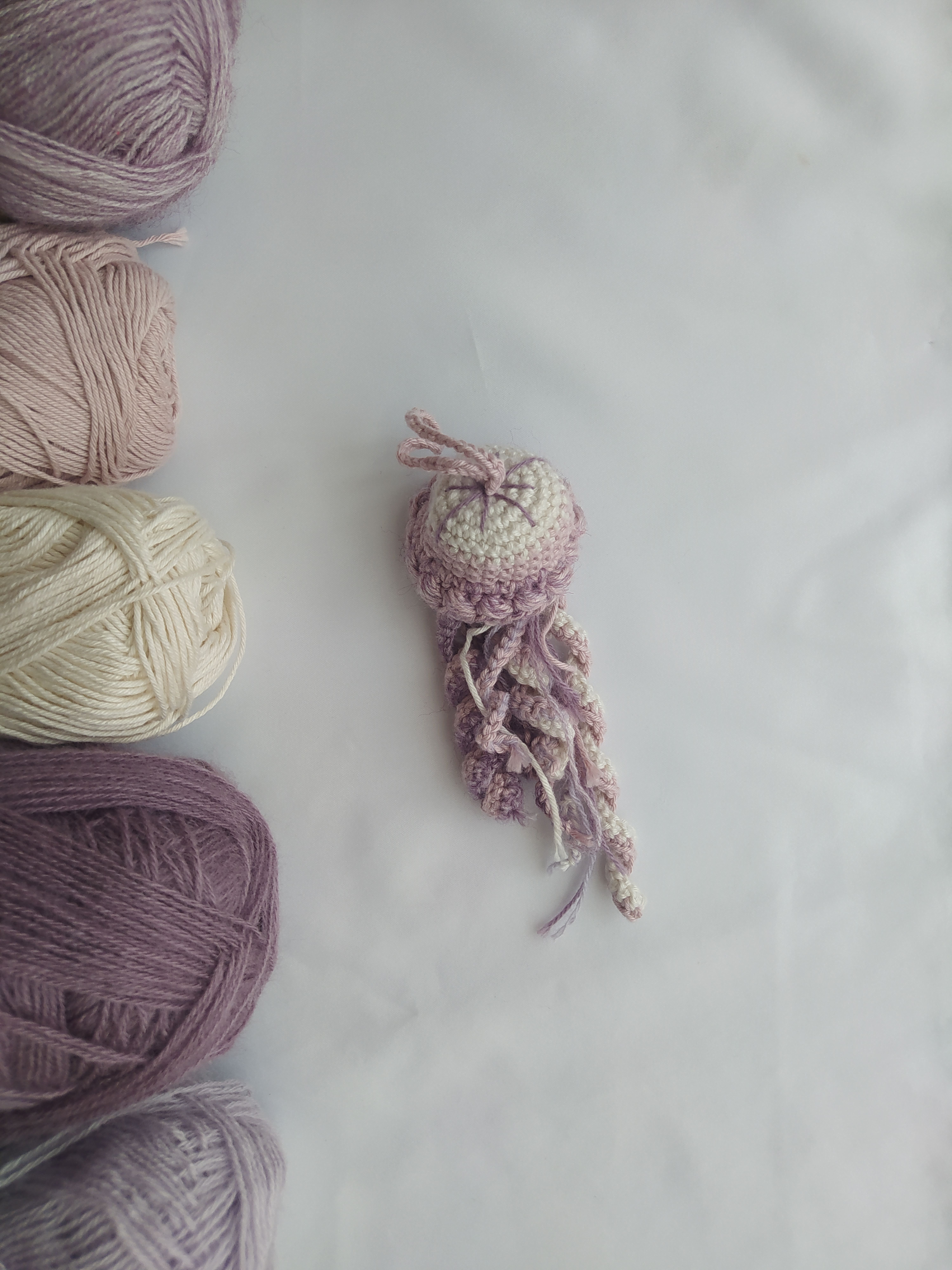 Handcrafted Crochet Jellyfish with Yarn Balls · Free Stock Photo