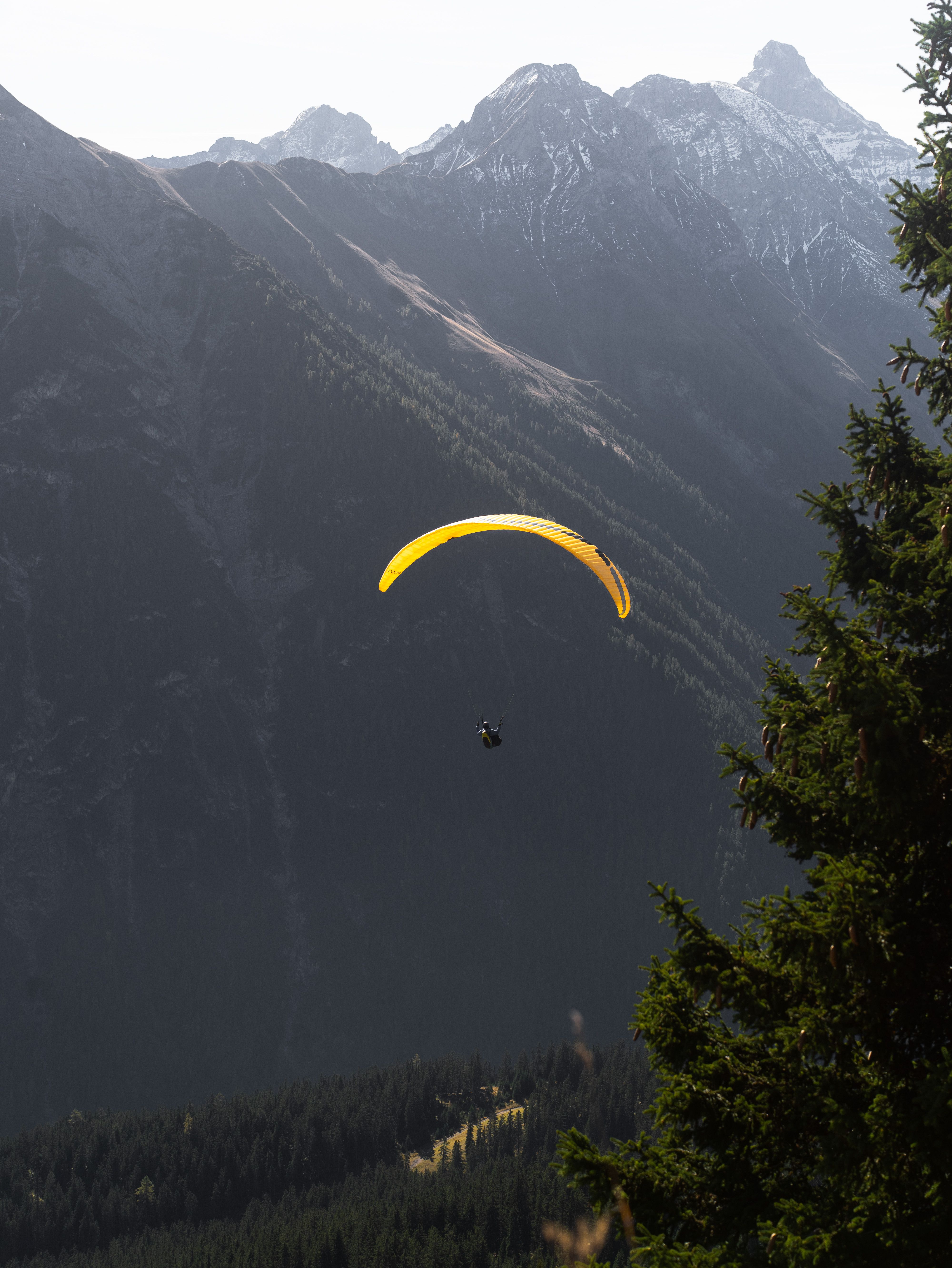 Paragliding Adventure in the Austrian Alps · Free Stock Photo