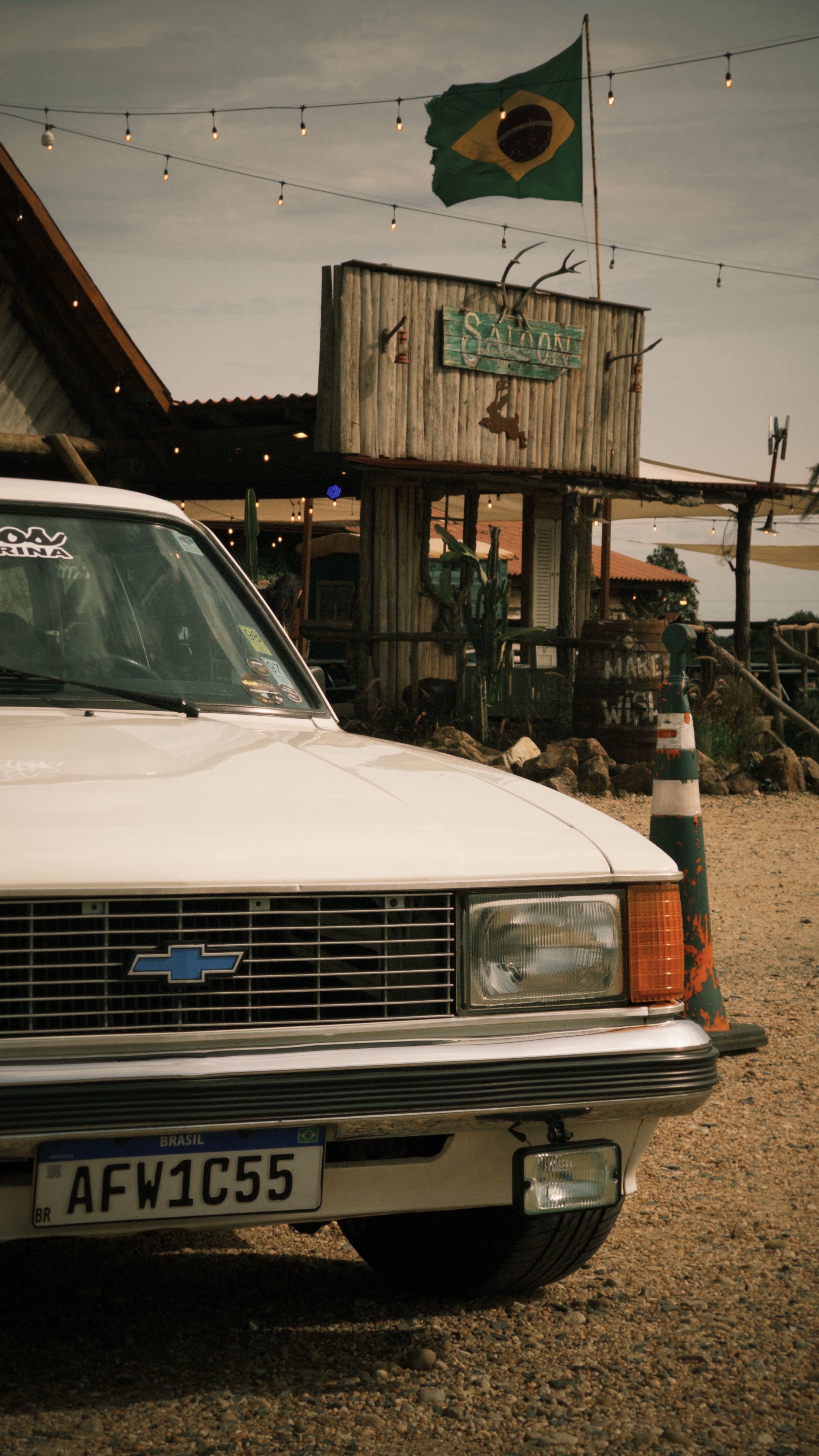 Vintage Car in Rustic Brazilian Setting · Free Stock Photo