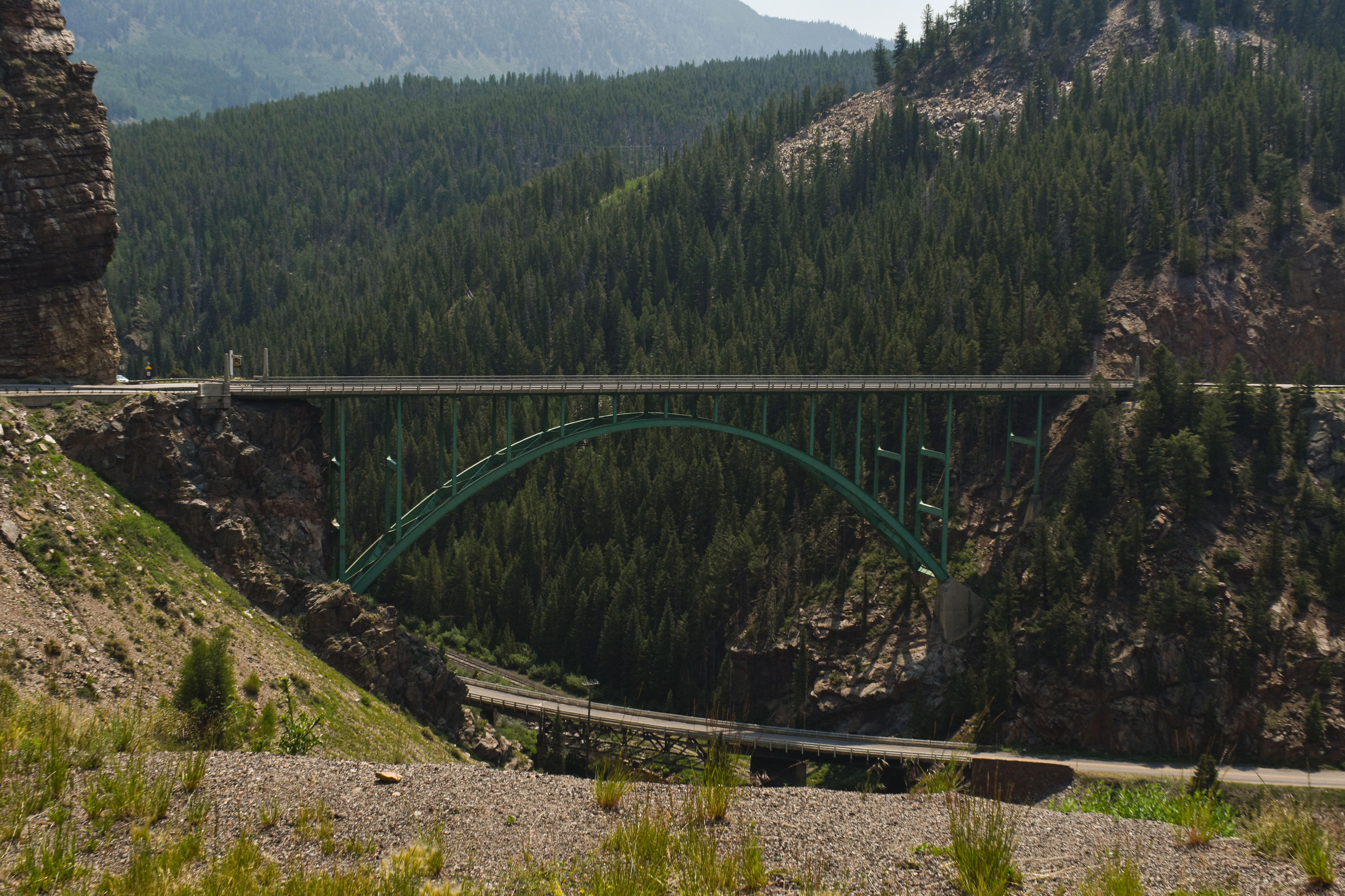 Scenic View of Red Cliff Bridge, Vail, Colorado · Free Stock Photo
