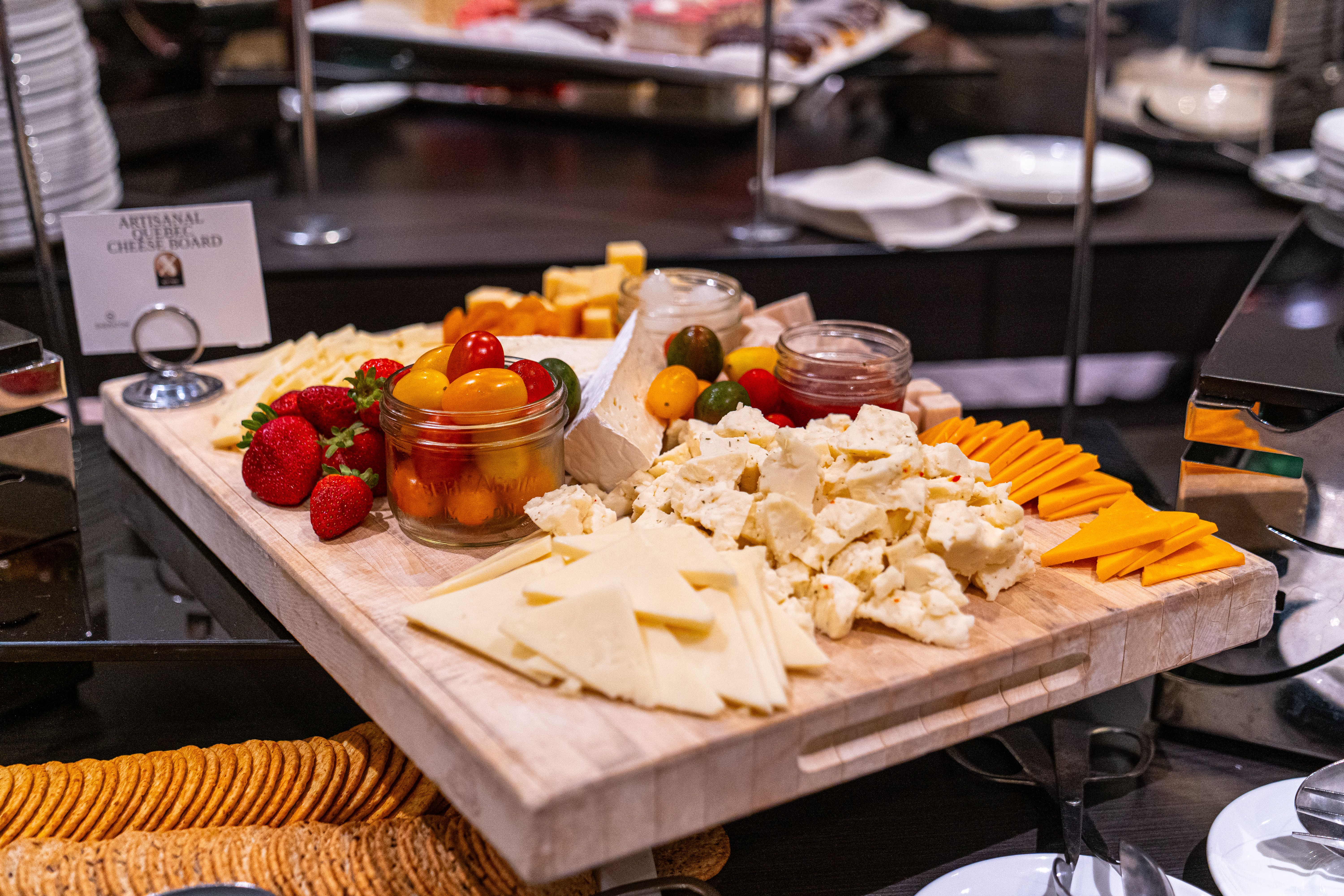 Elegant Artisanal Cheese and Charcuterie Display · Free Stock Photo