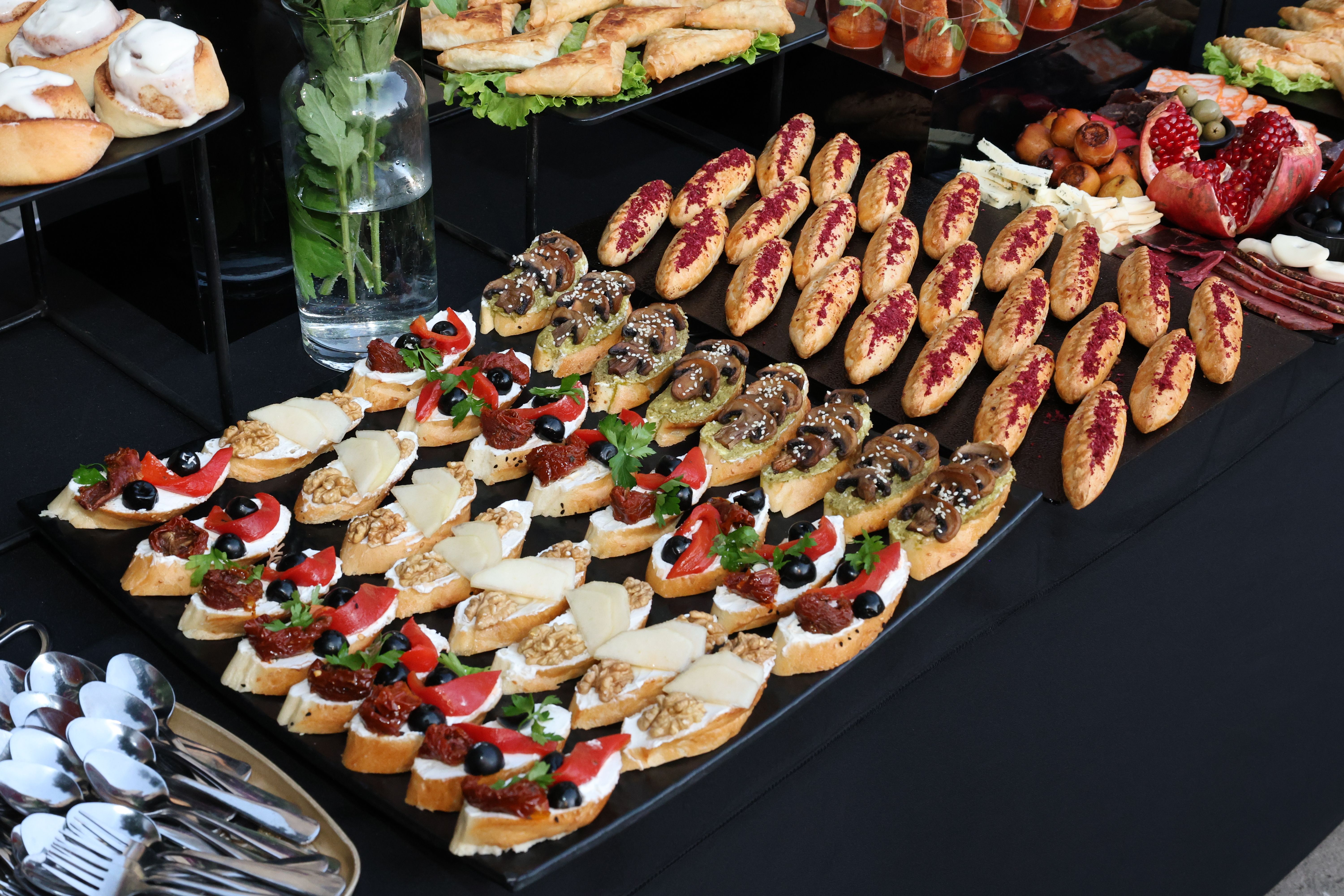 Elegant Display of Assorted Finger Foods at Event · Free Stock Photo