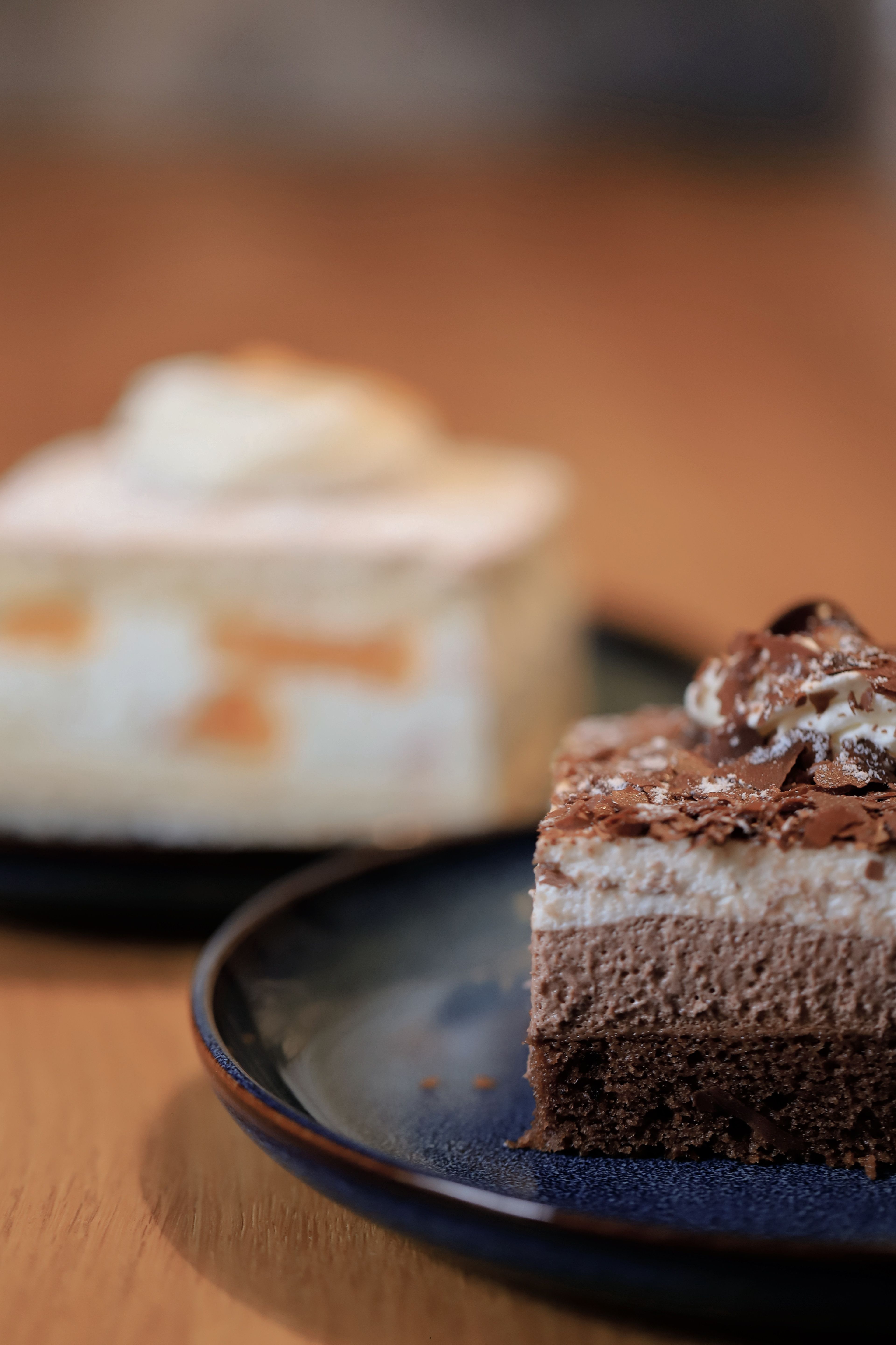 Delicious Chocolate and Cream Layered Cake · Free Stock Photo
