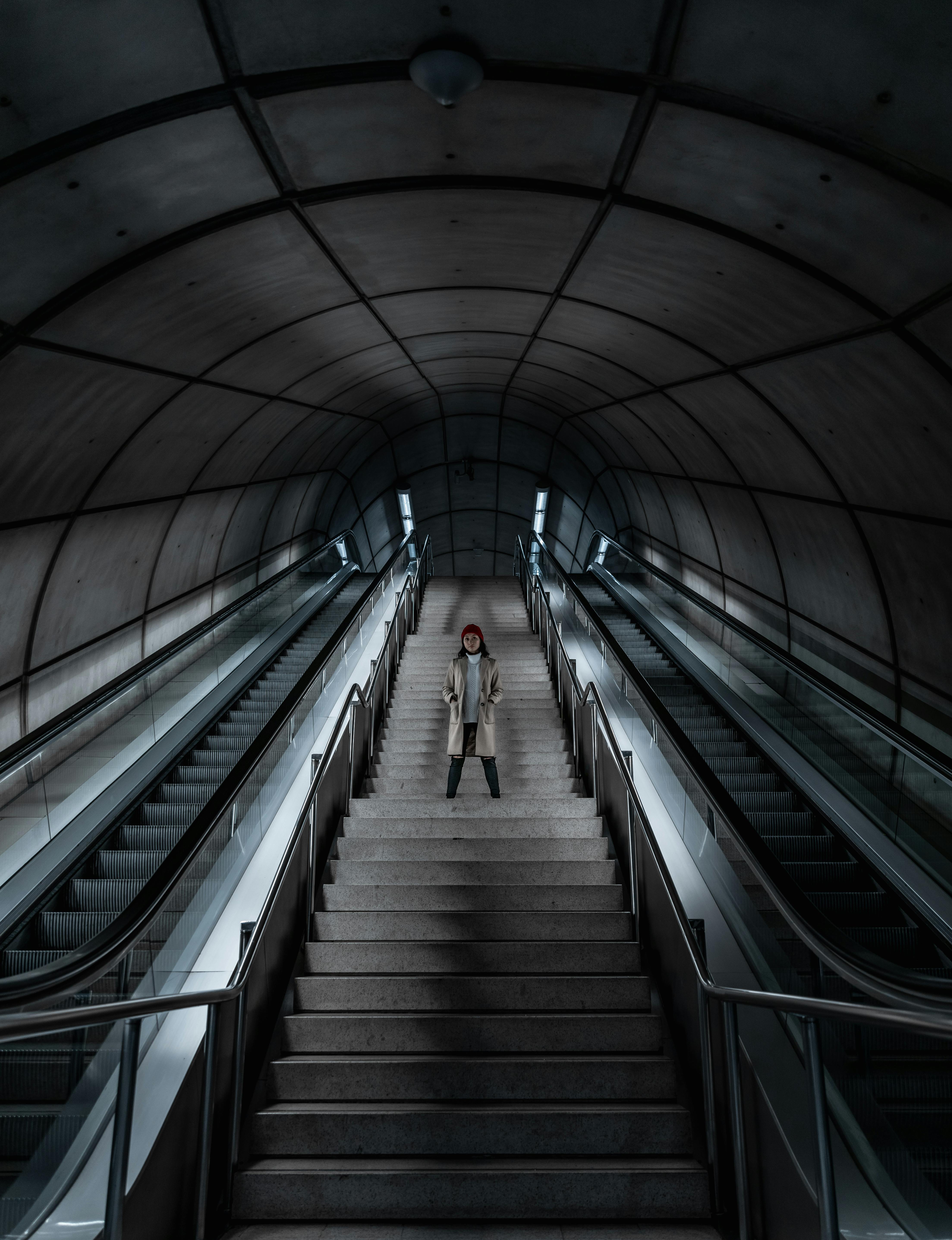 Landscape Photo of Two Escalators · Free Stock Photo