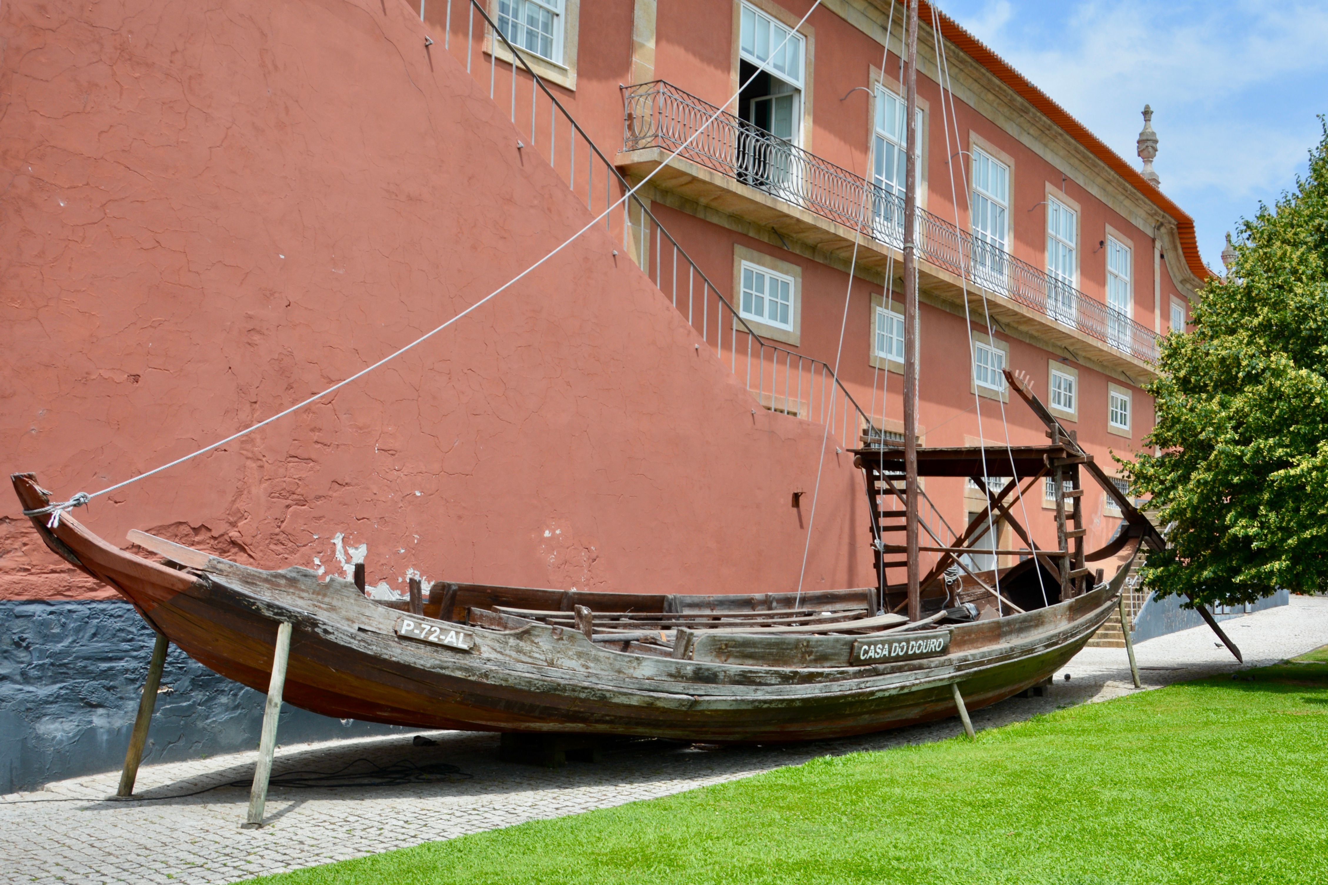 Traditional Rabelo Boat in Peso da Régua, Portugal · Free Stock Photo