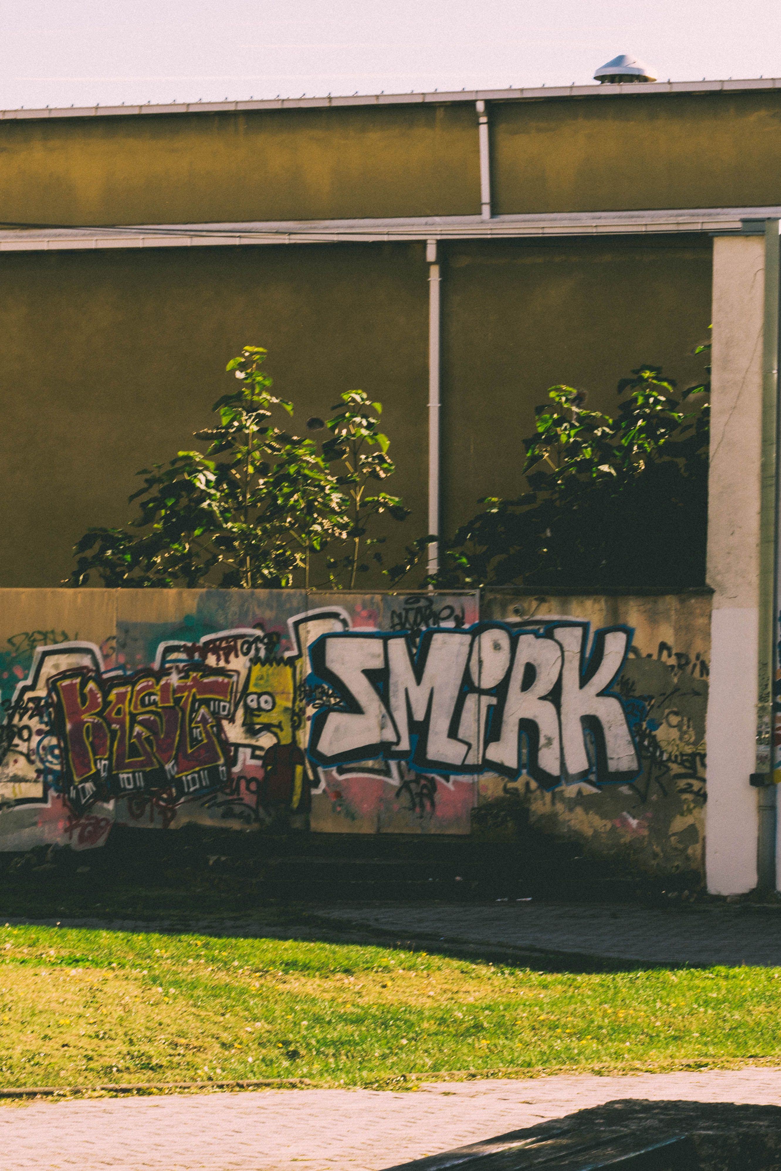 Colorful Graffiti on Urban Wall in Ohrid · Free Stock Photo