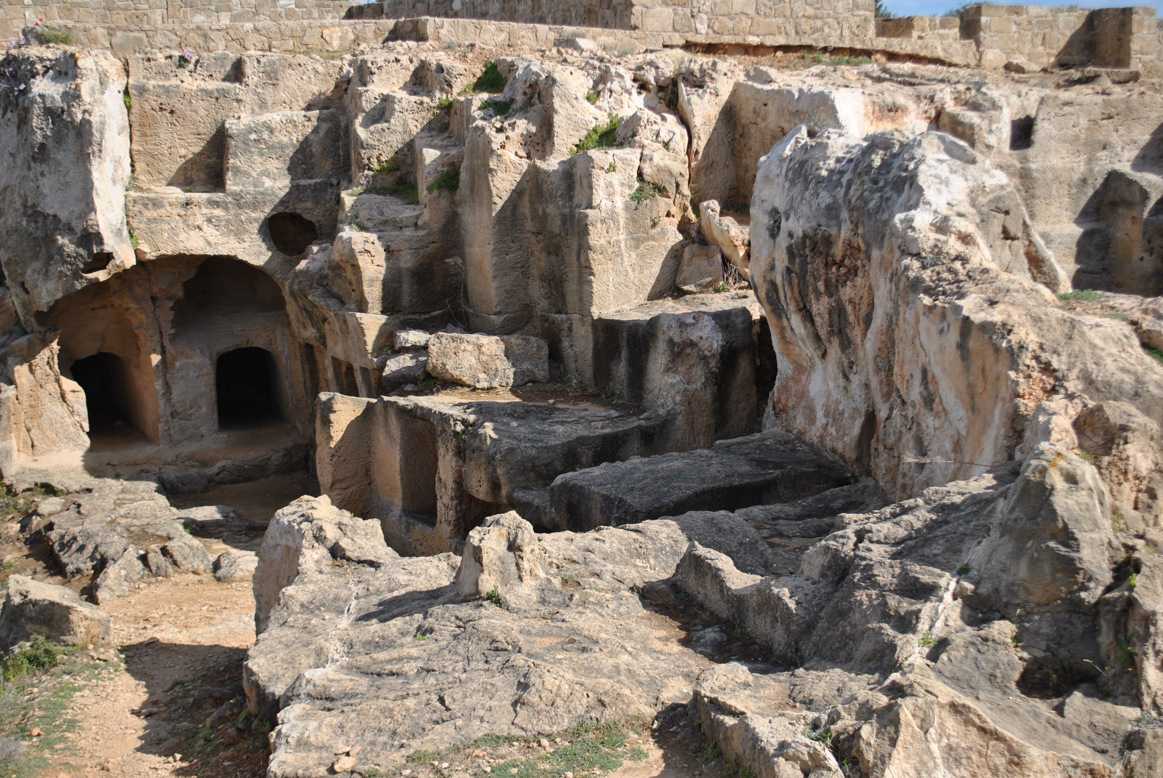 Ancient Ruins of Tombs in Rocky Landscape · Free Stock Photo