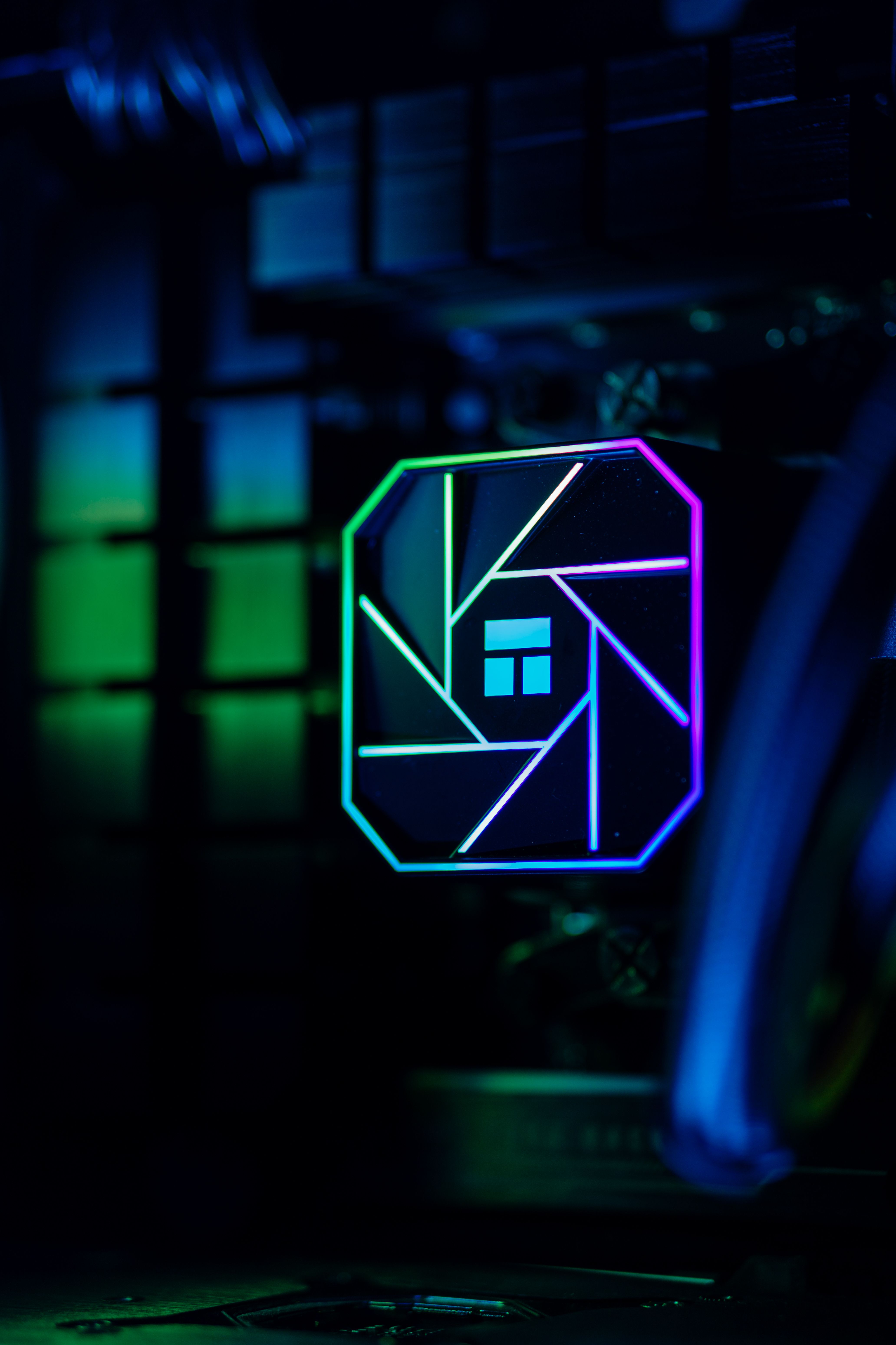 Vibrant RGB Lighting in Custom PC Build · Free Stock Photo