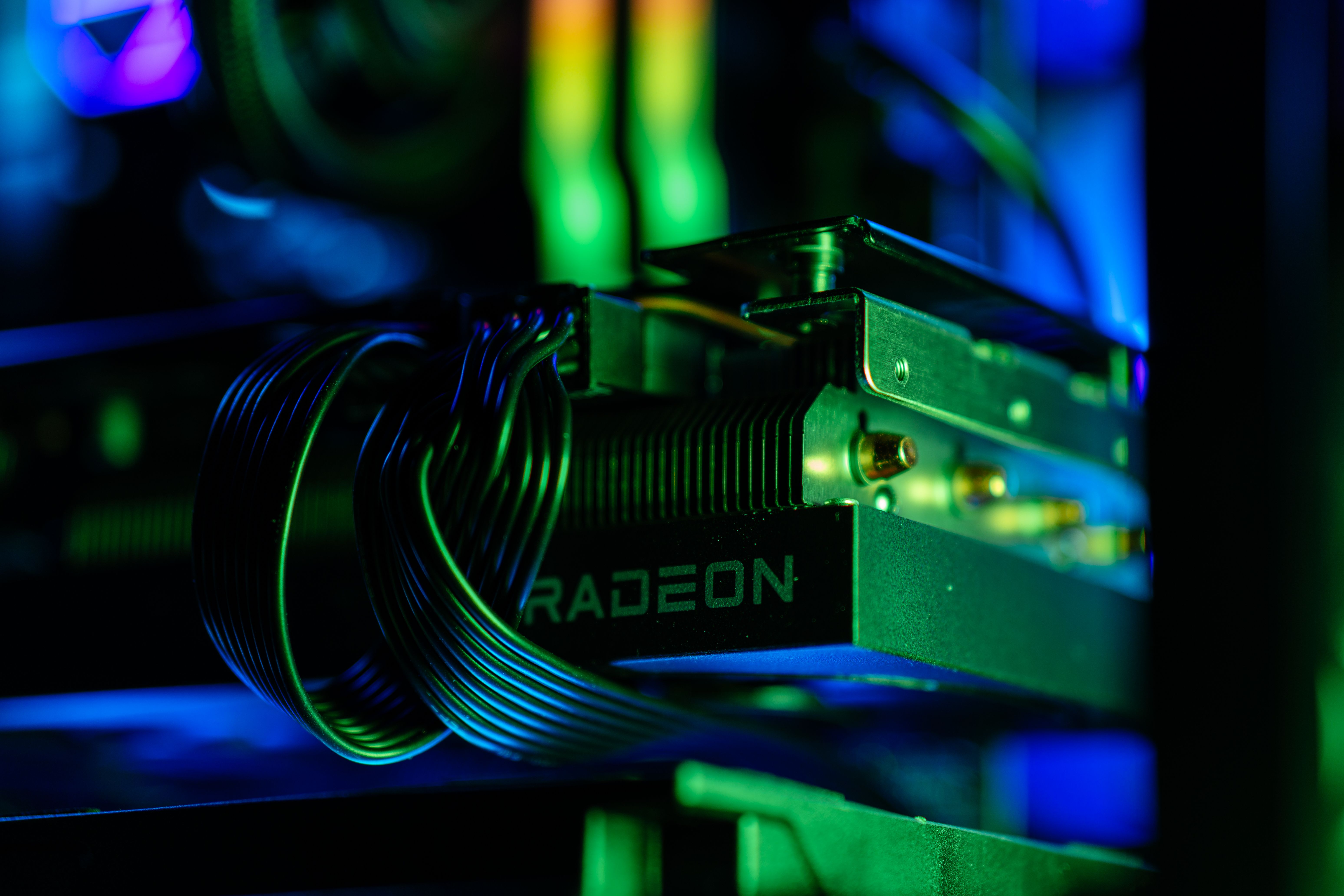 Close-Up of Gaming PC with RGB Lights · Free Stock Photo