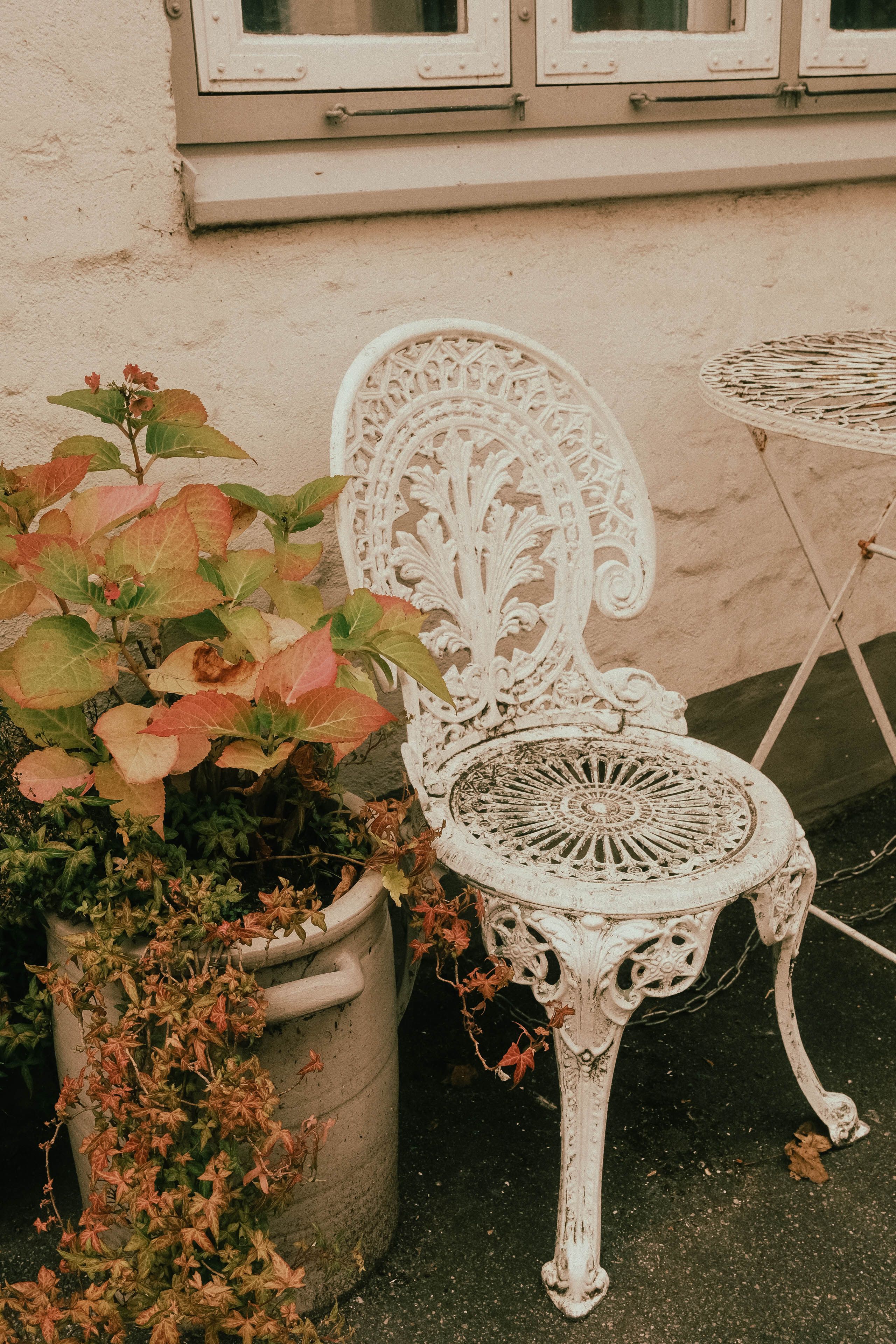 Vintage Patio Scene in Lübeck, Germany · Free Stock Photo