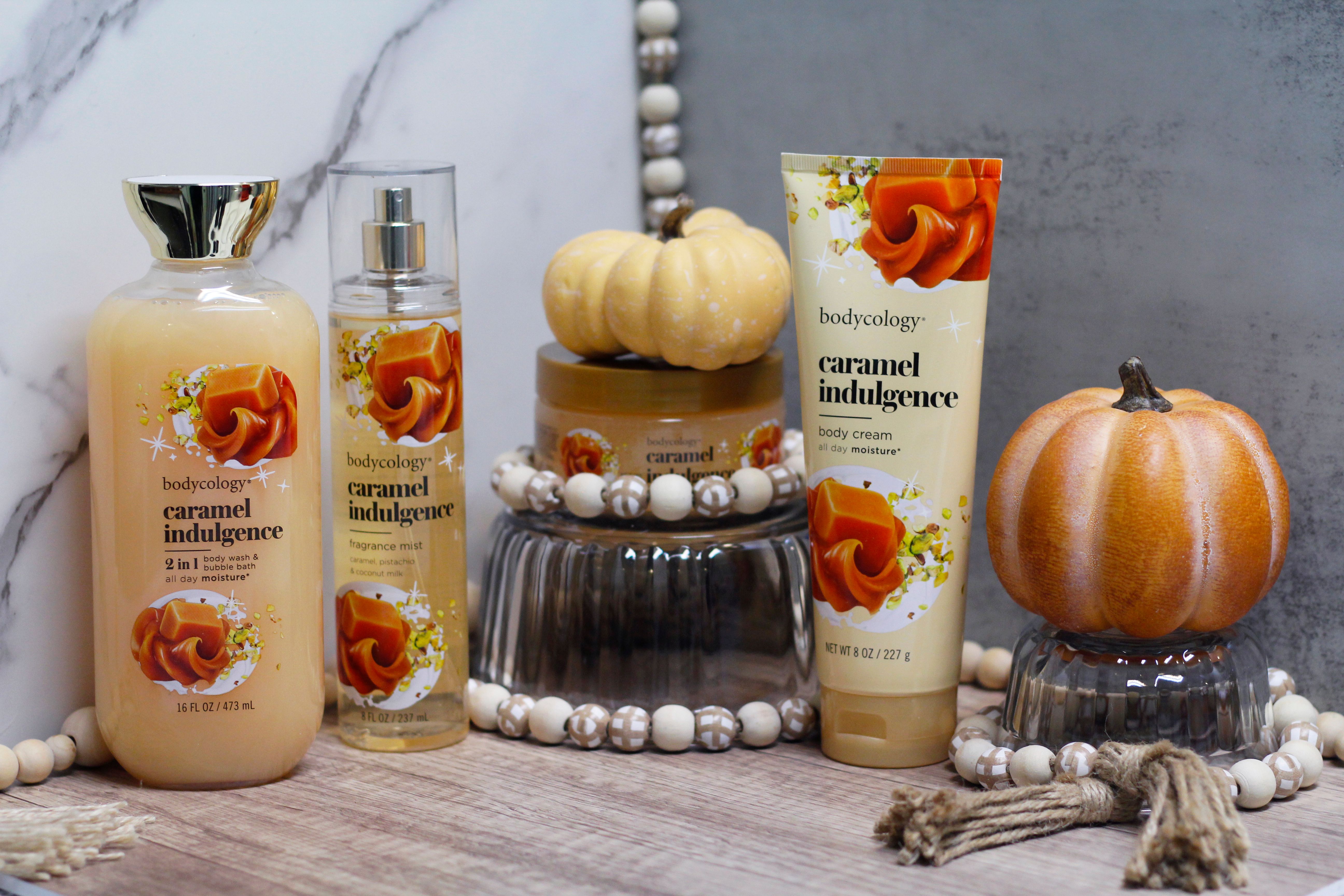 Autumn-Themed Caramel Indulgence Product Display · Free Stock Photo