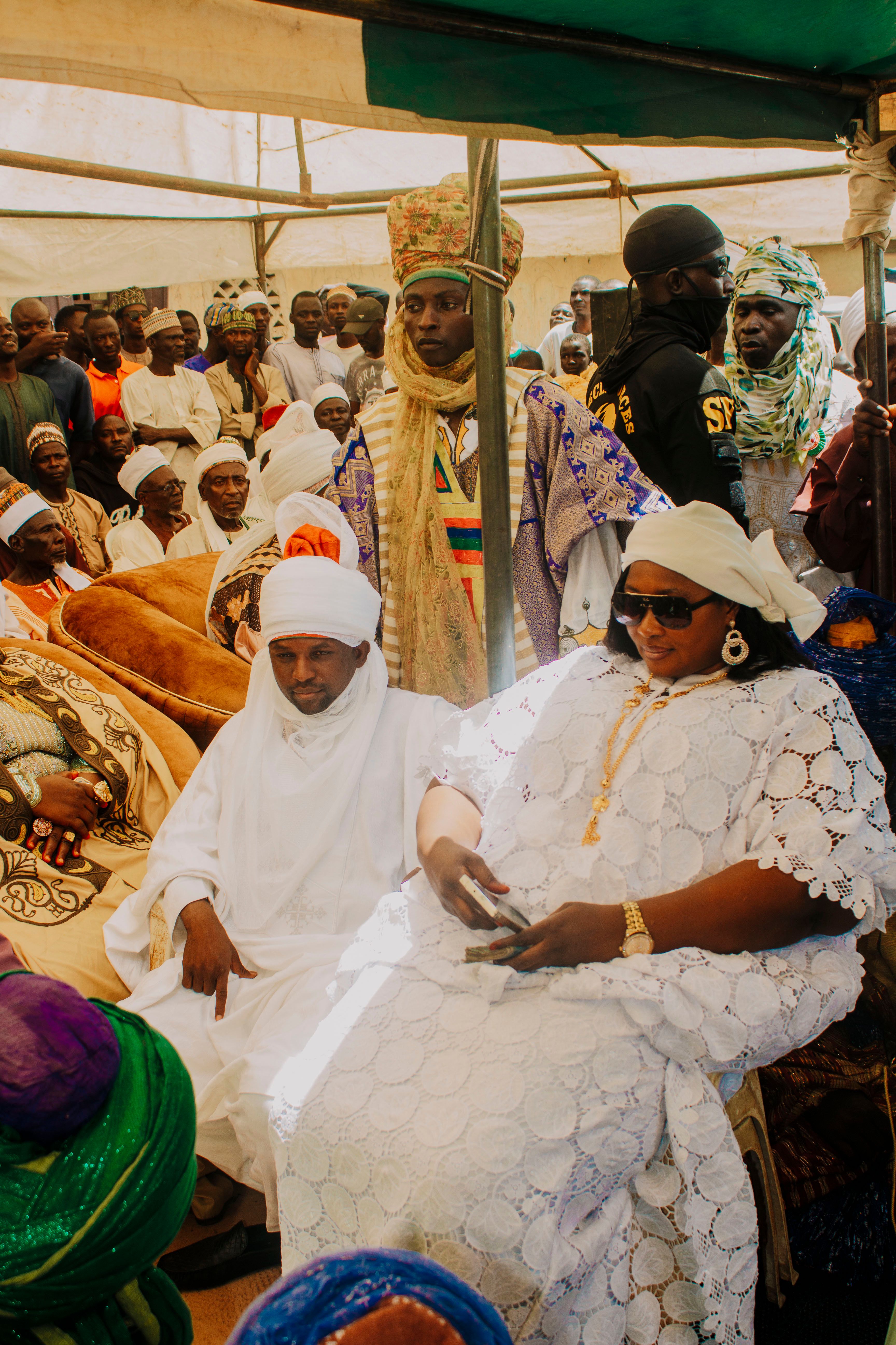 Traditional African Ceremony with Colorful Attire · Free Stock Photo