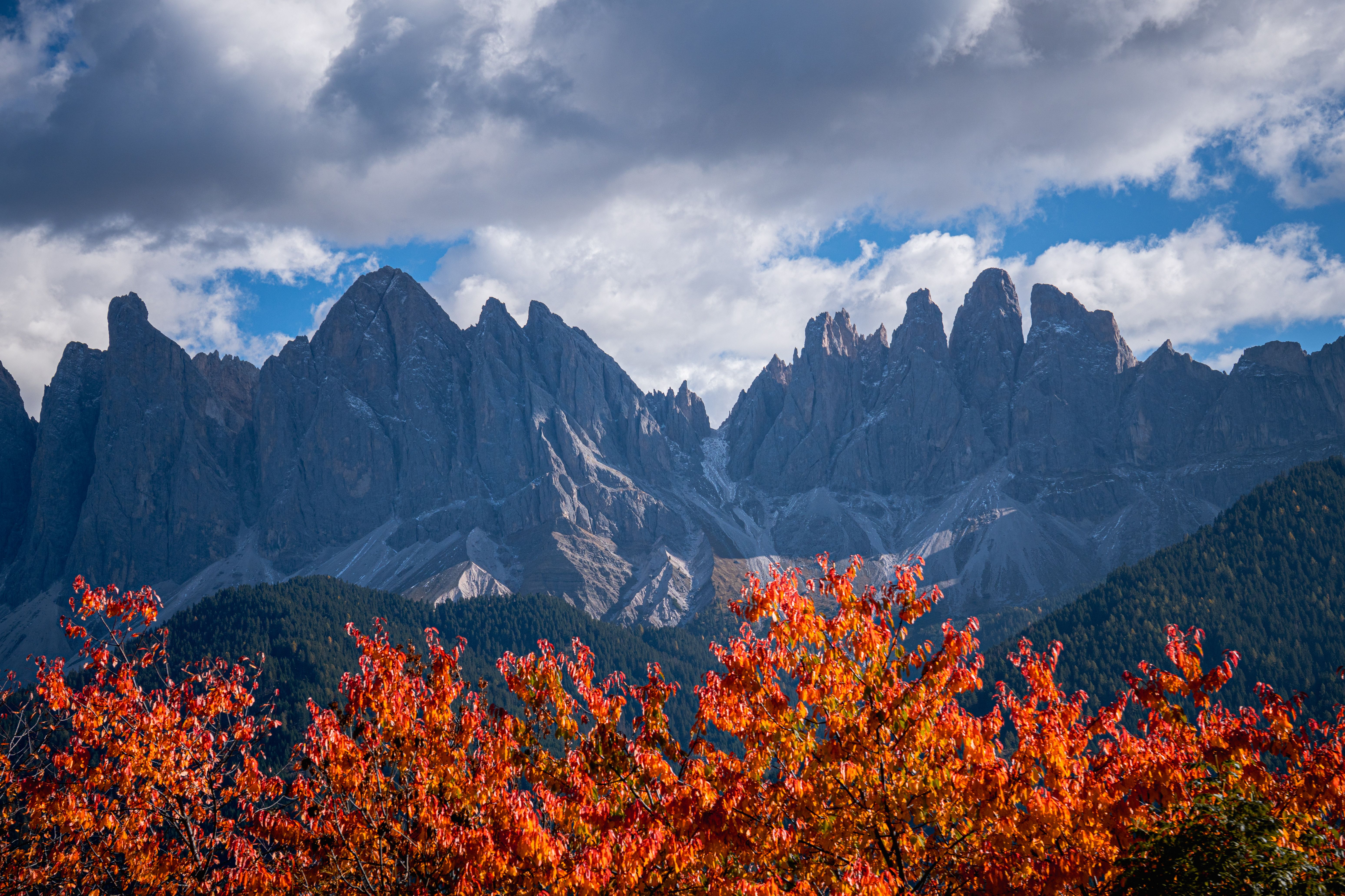 Scenic Autumn View of Dolomites Mountains · Free Stock Photo