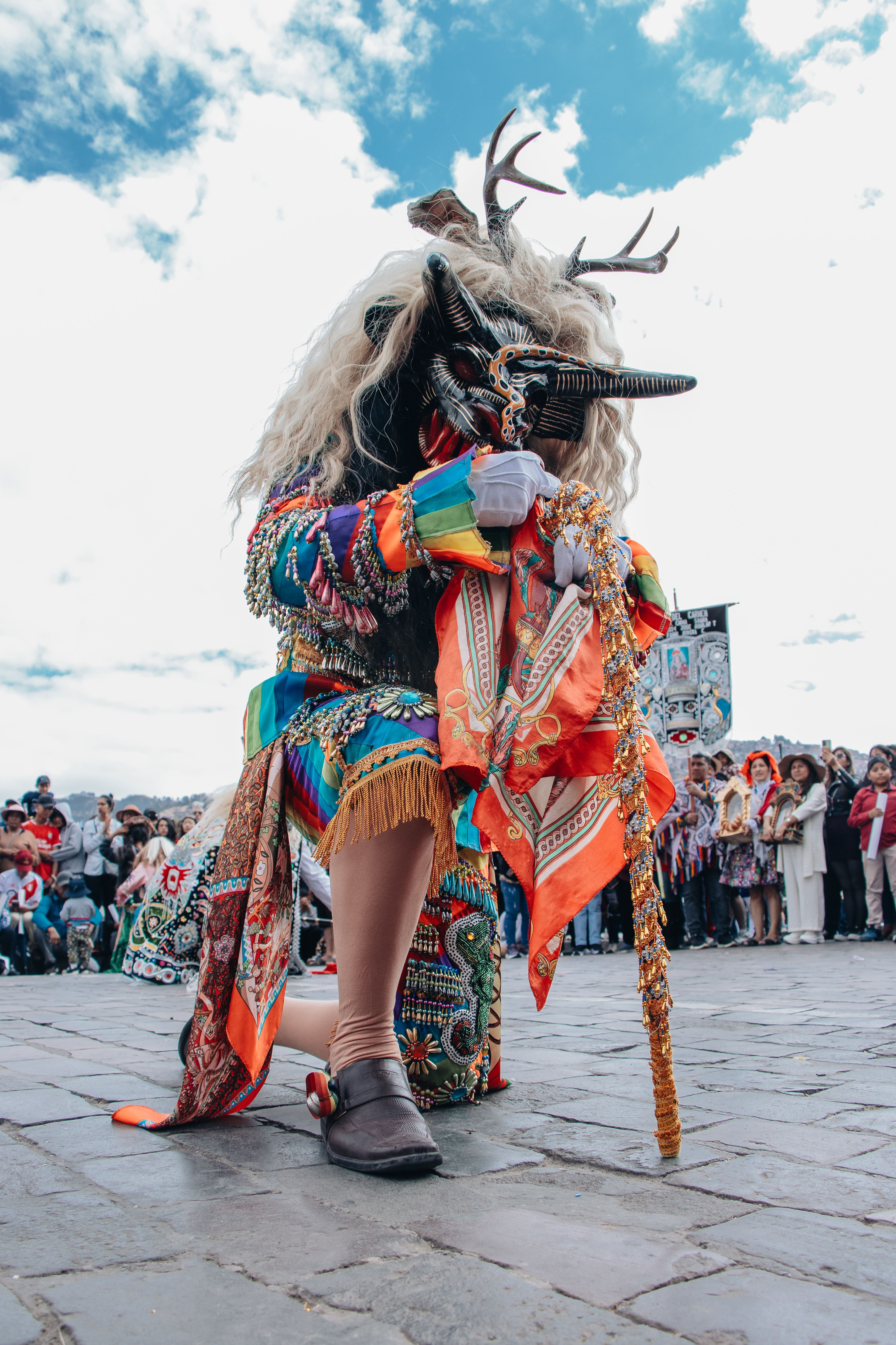 Colorful Peruvian Traditional Dance in Písac · Free Stock Photo