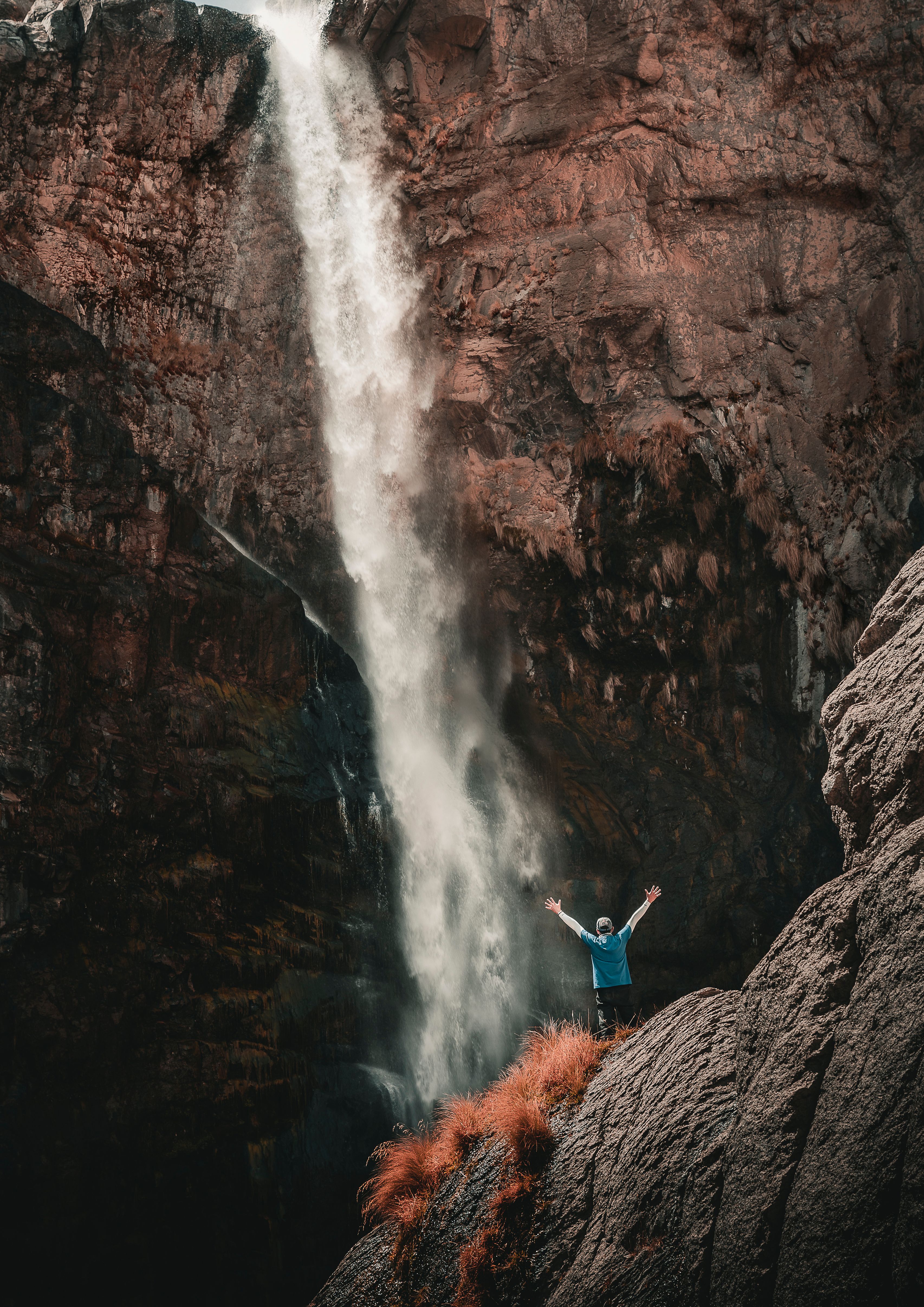 Majestic Waterfall in Arequipa, Peru · Free Stock Photo
