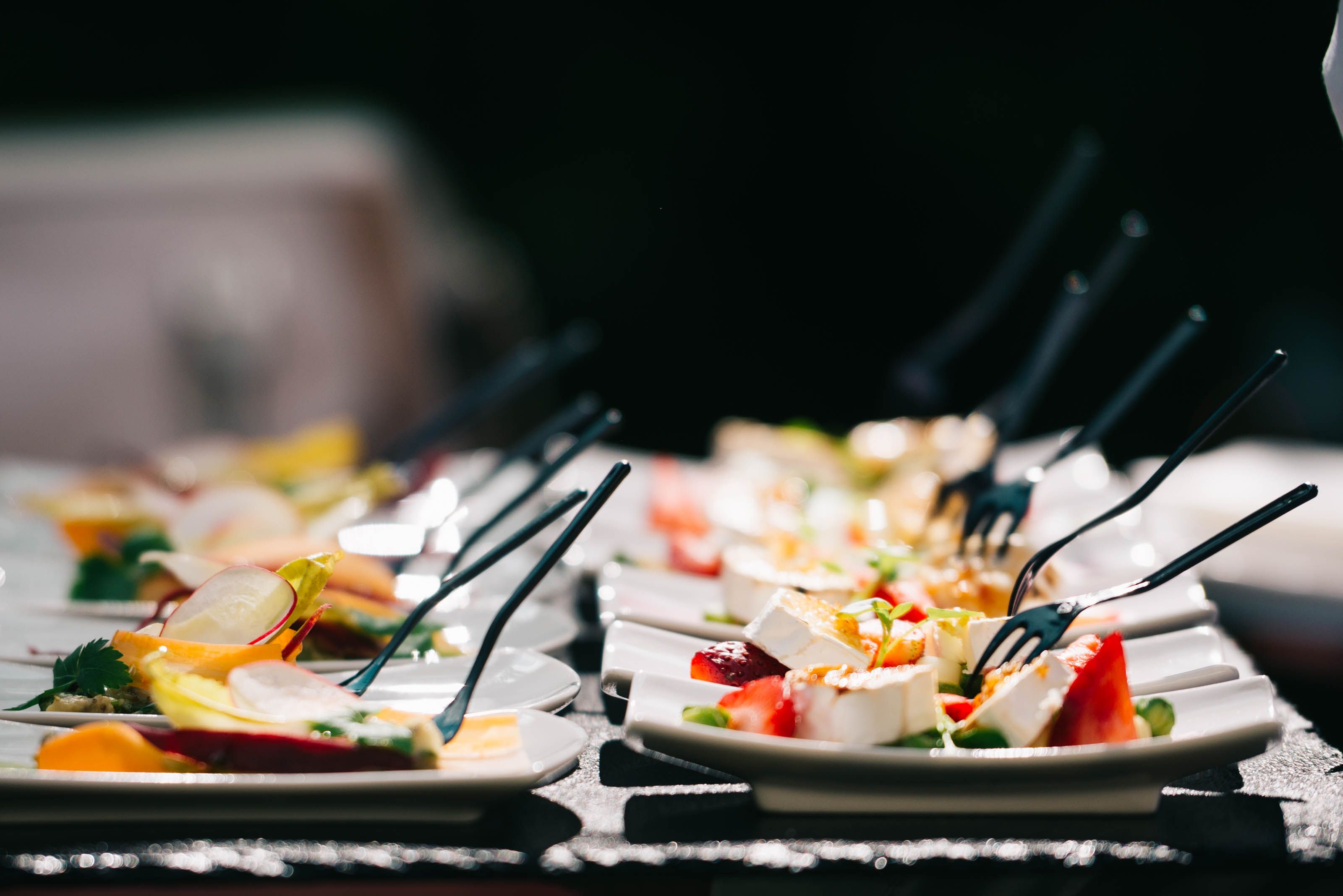 Elegant Plate of Cheese and Fruit Appetizers · Free Stock Photo