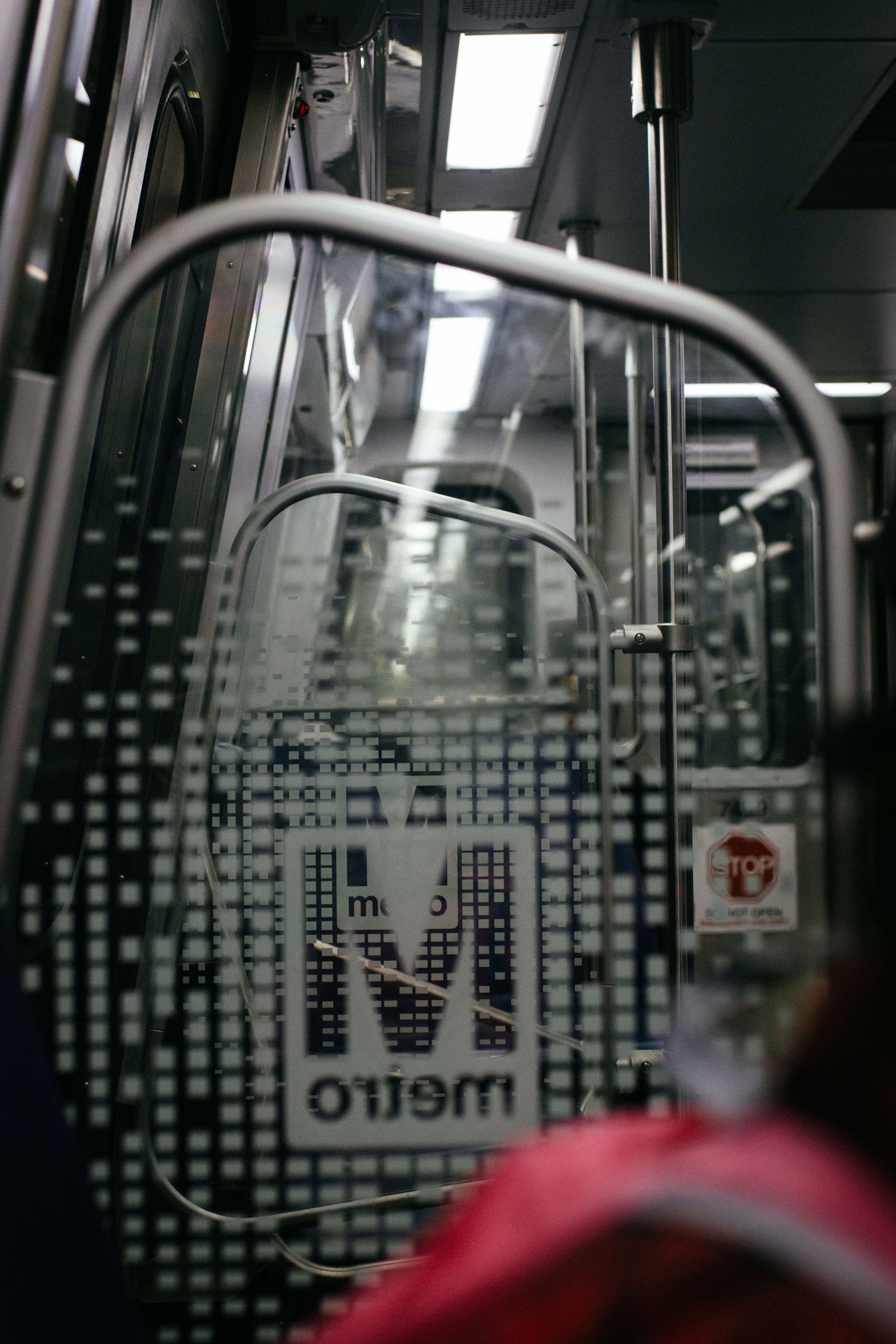 Urban Metro Transit Interior Reflection · Free Stock Photo