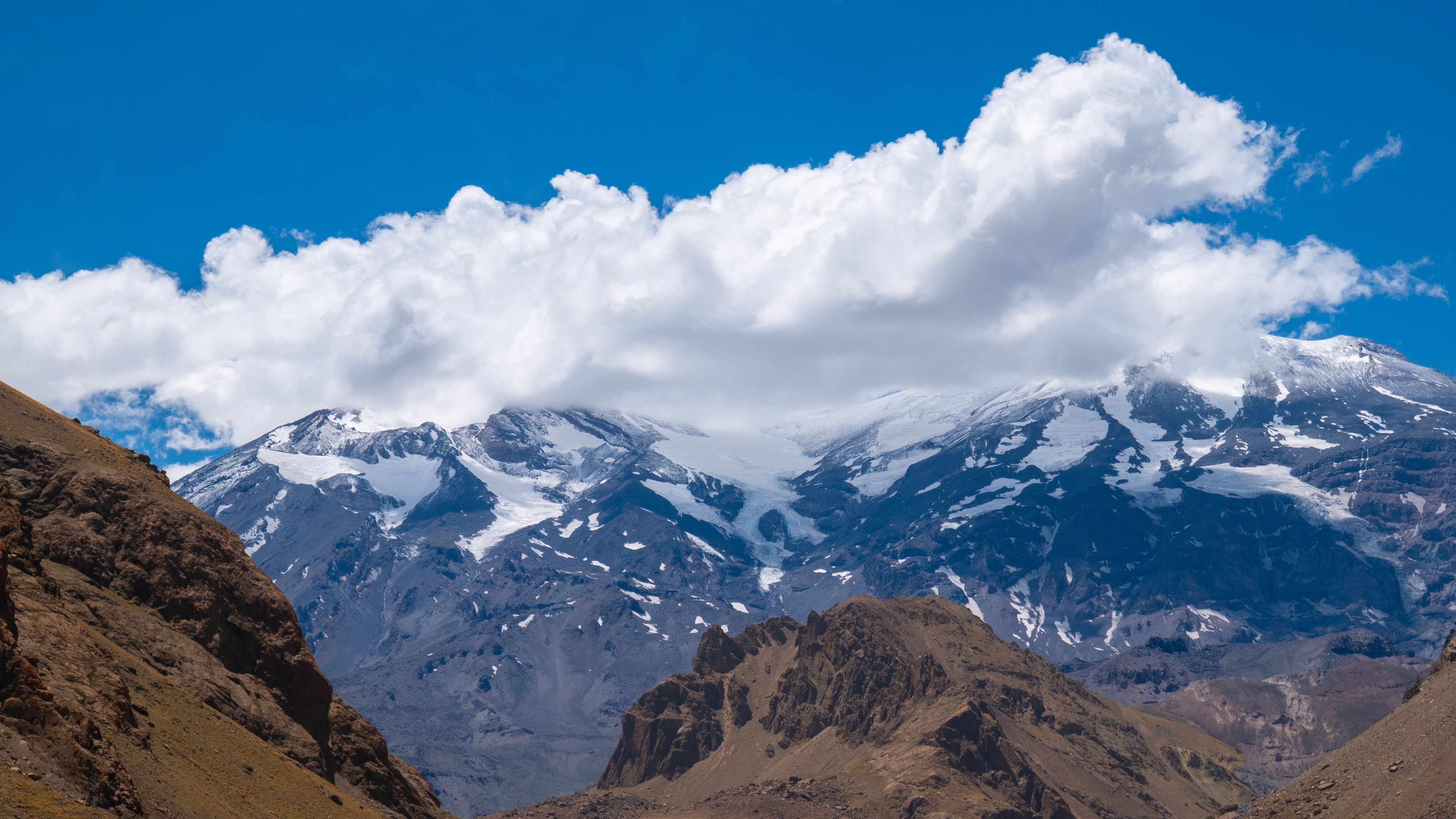 Snow-Capped Andes Mountains in Santiago, Chile · Free Stock Photo