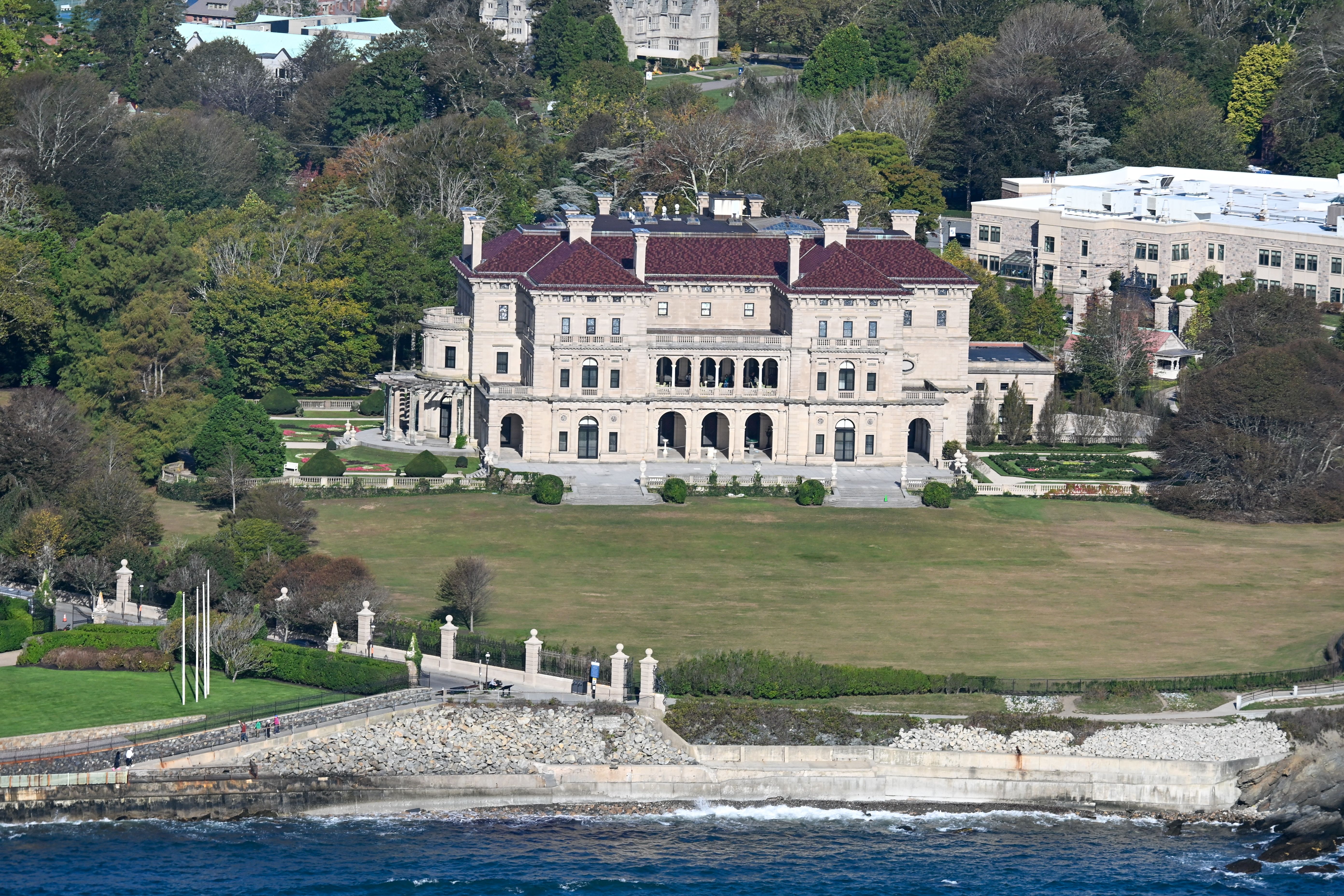Aerial View of The Breakers, Newport, Rhode Island · Free Stock Photo