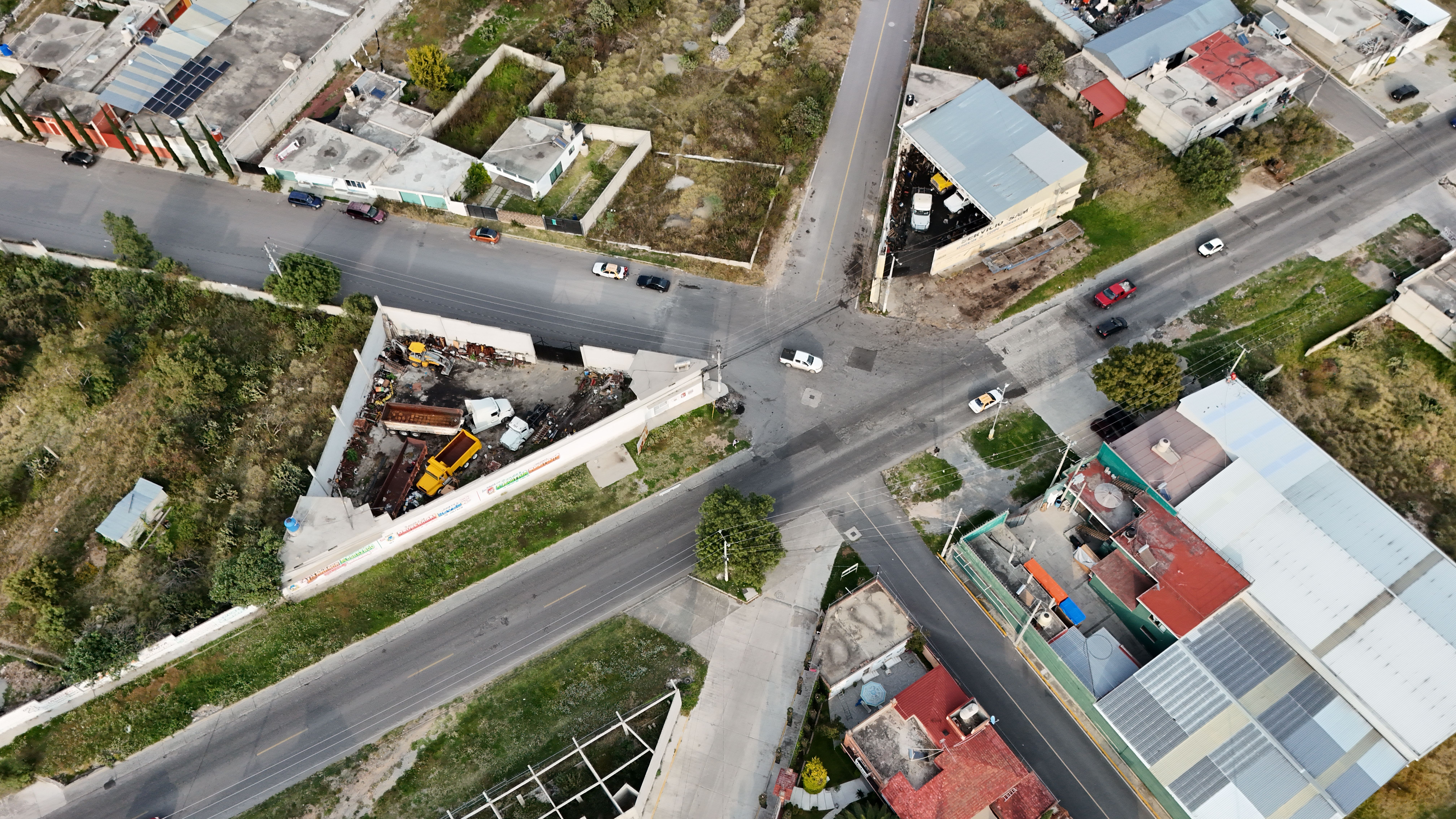 Vista Aérea De Las Calles Urbanas De Pachuca, México · Foto de stock ...