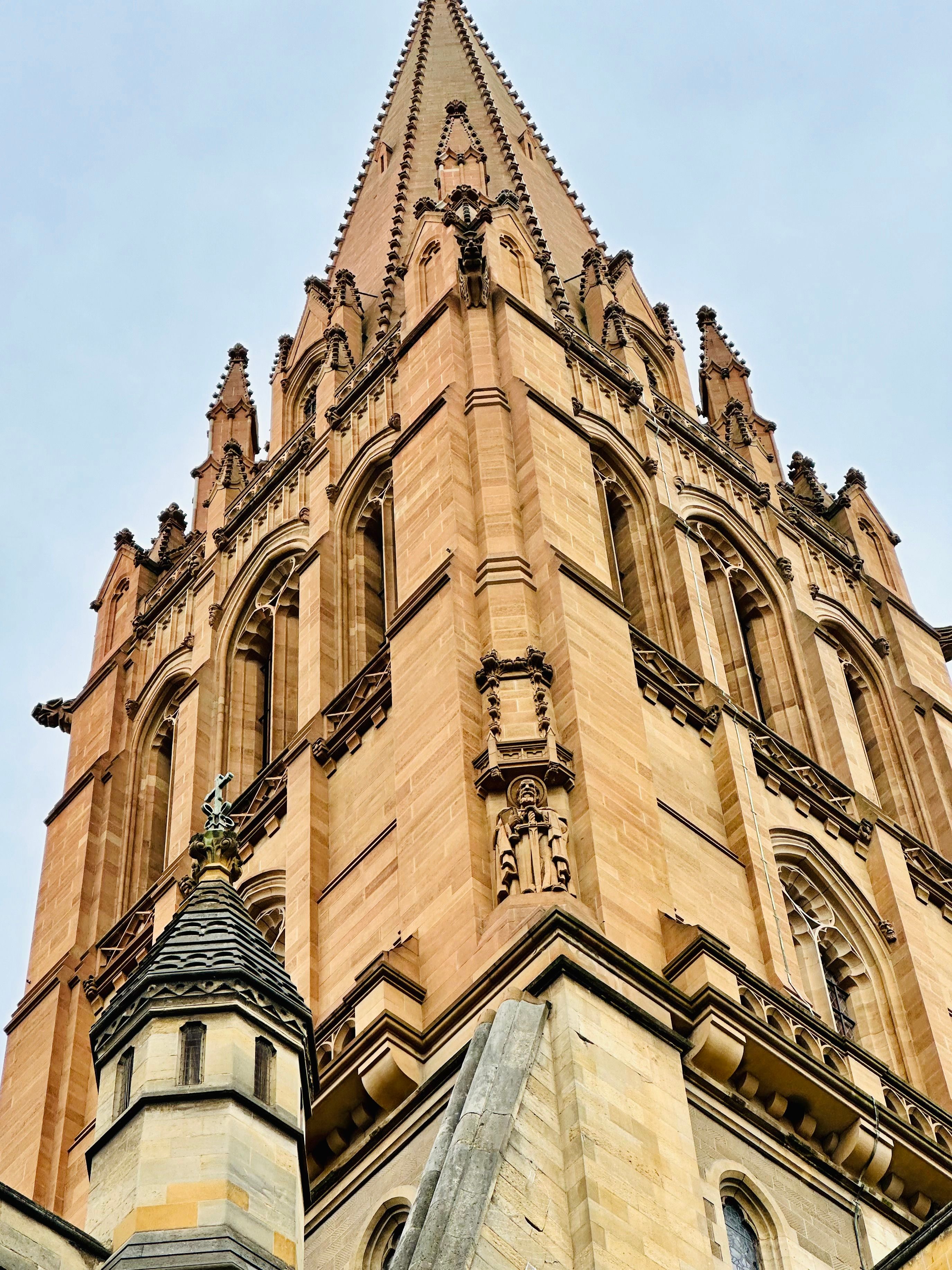 Gothic Architecture Church Spire Detailed View · Free Stock Photo
