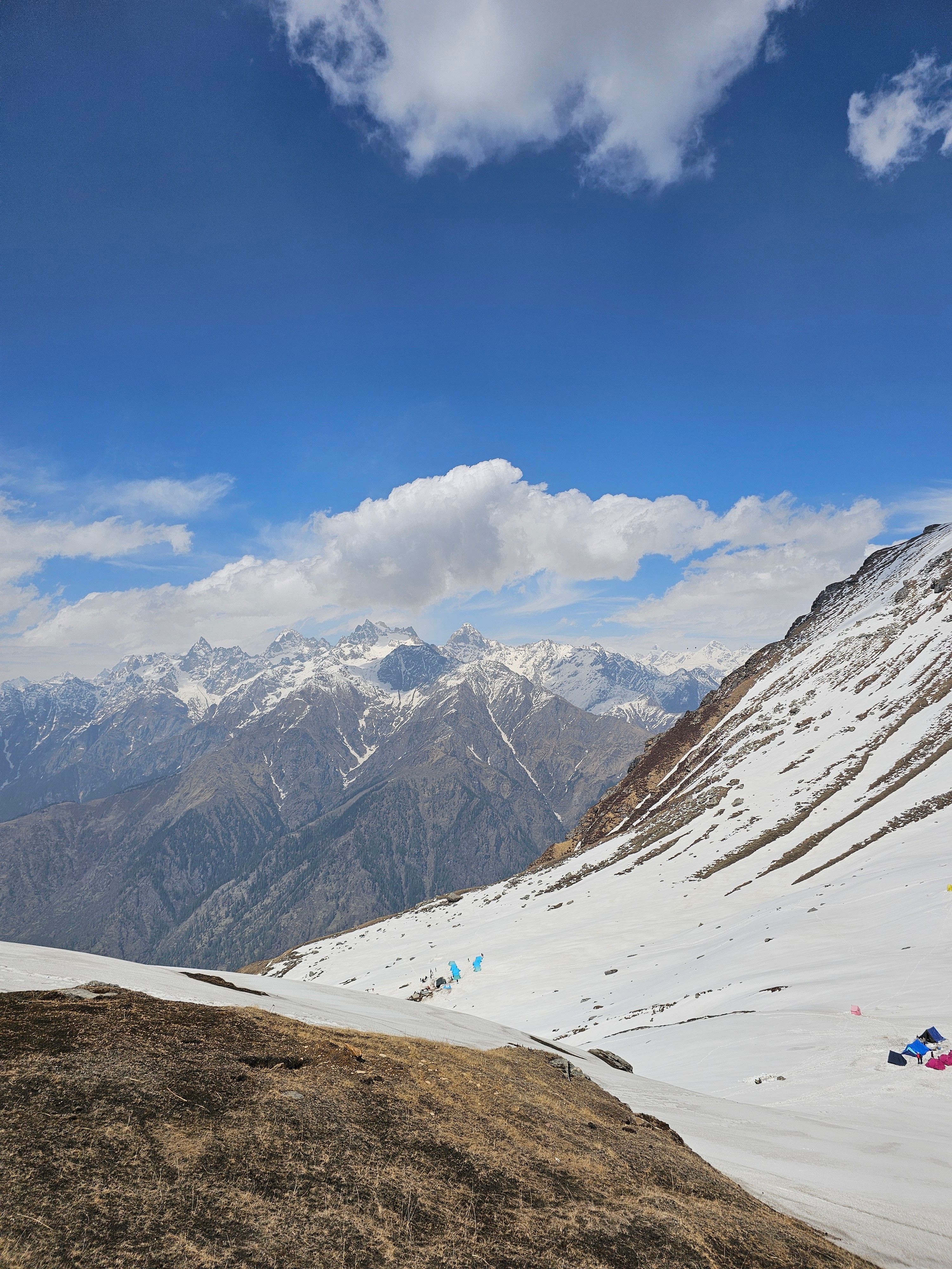 Majestic Himalayan Snow-Capped Peaks Under Blue Sky · Free Stock Photo