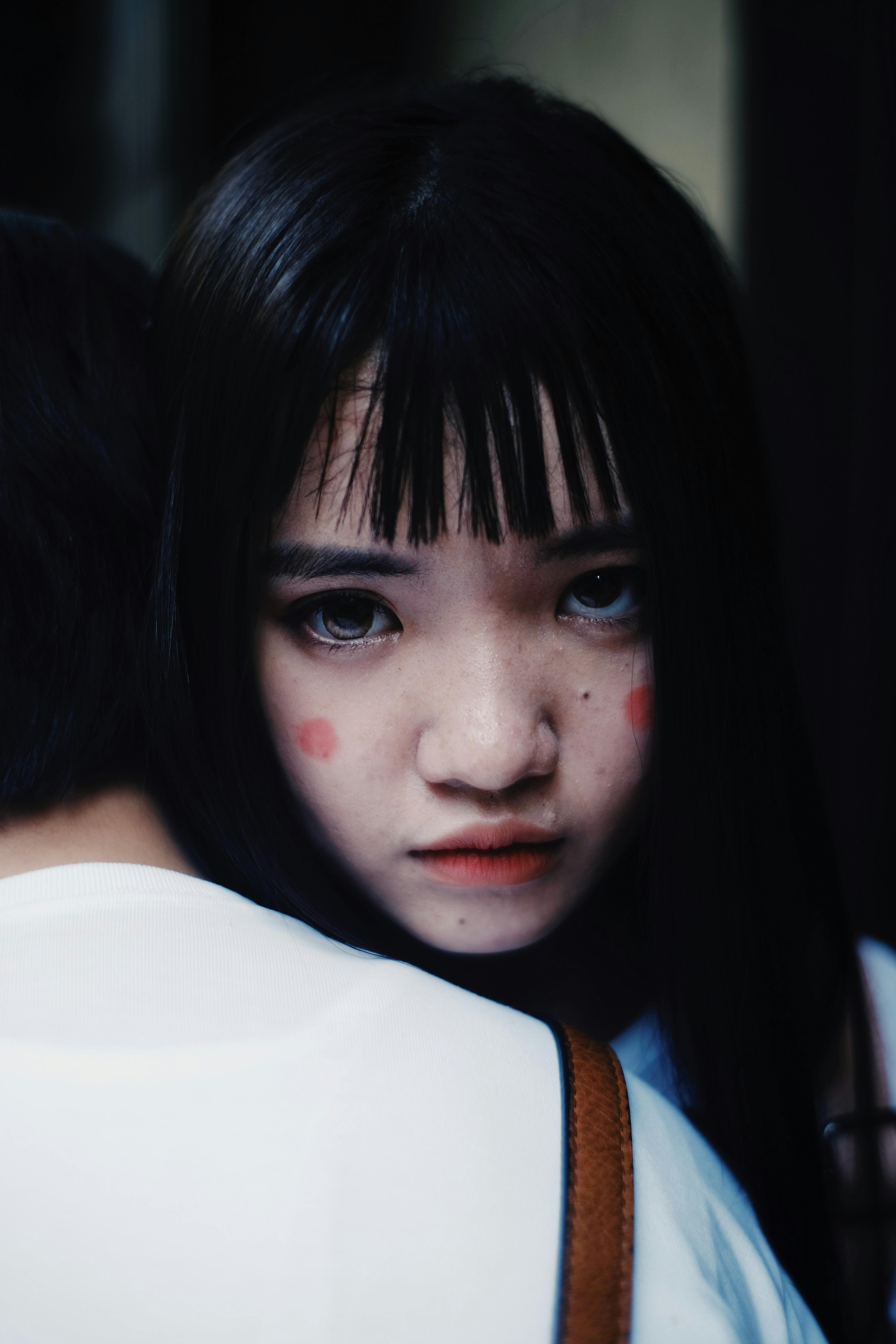 Selective Focus Photo of Woman's Face · Free Stock Photo