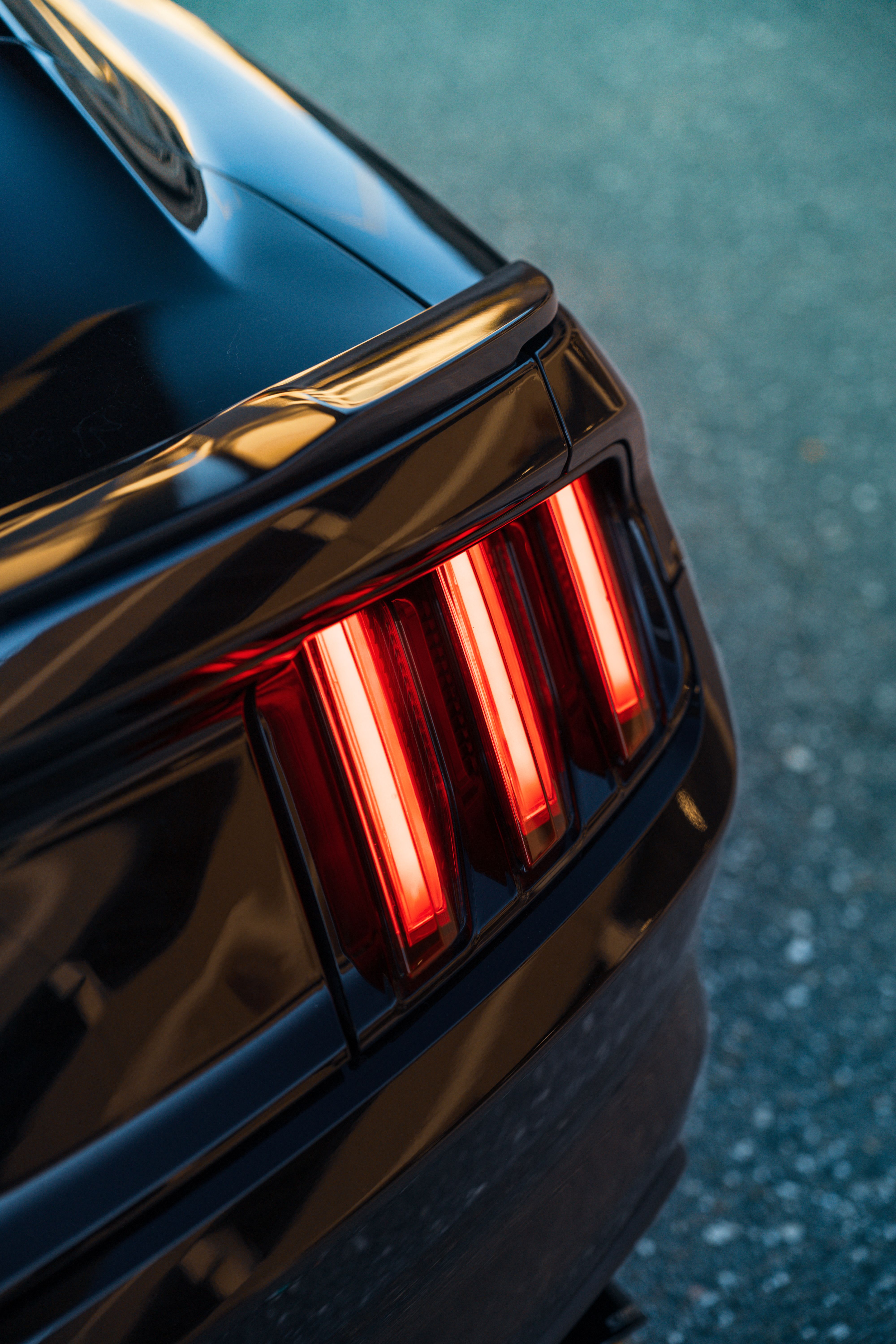 Close-up of Red Car Tail Lights at Night · Free Stock Photo