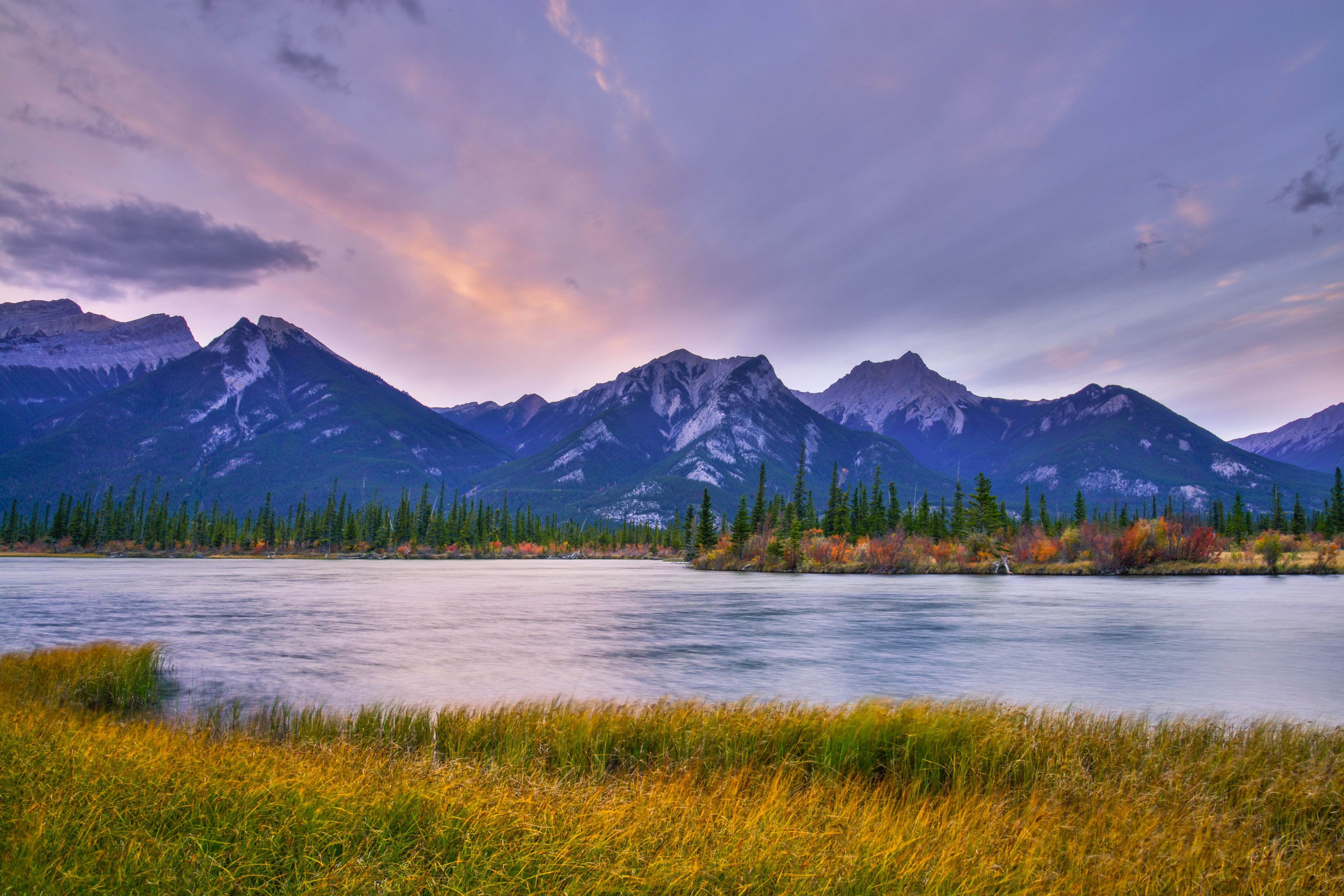 Breathtaking Autumn Sunset in Jasper National Park · Free Stock Photo