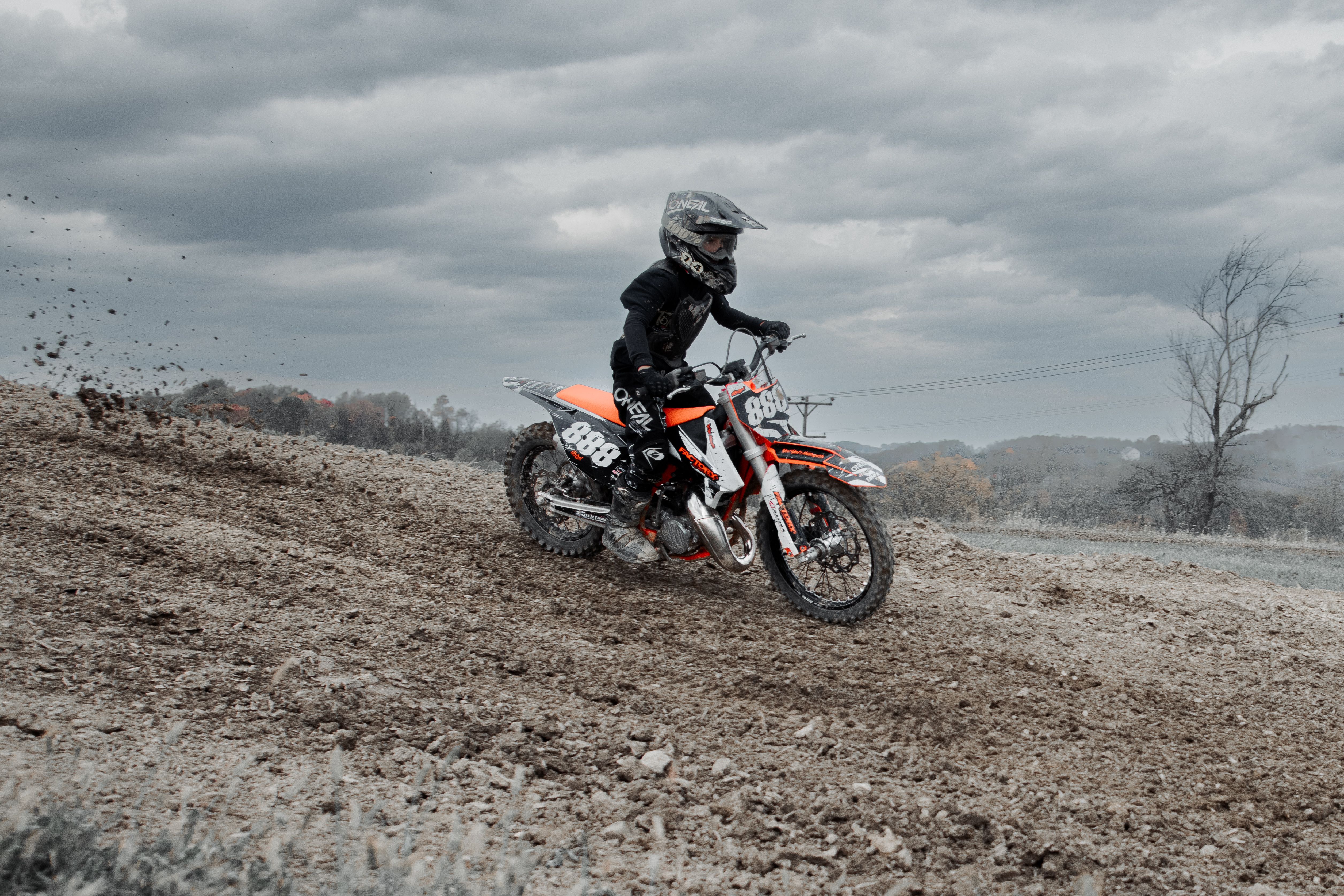 Thrilling Off-Road Dirt Bike Adventure in Pennsylvania · Free Stock Photo