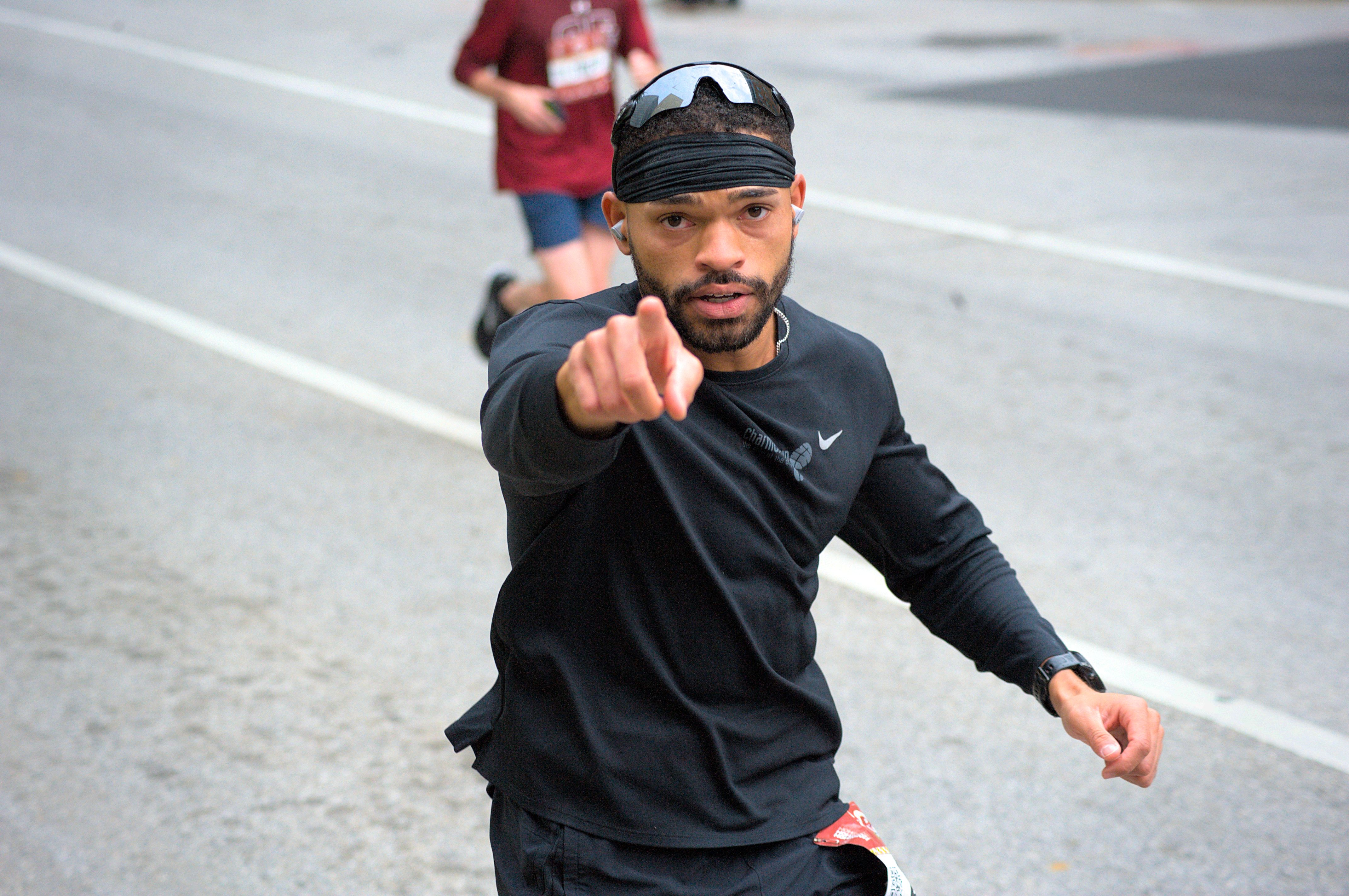 Baltimore Marathon Runner in Action · Free Stock Photo