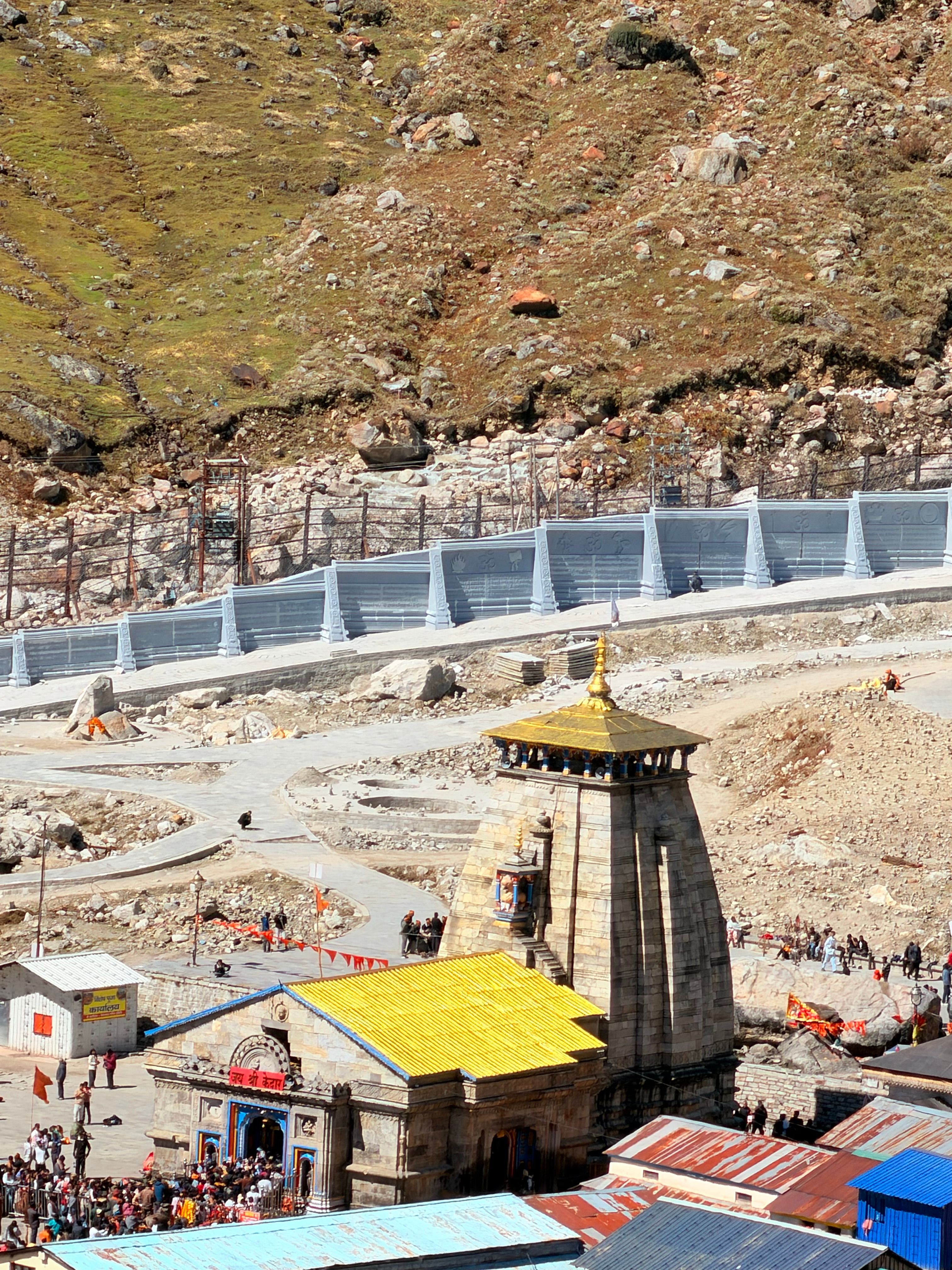 Aerial View of Kedarnath Temple in Majestic Himalayas · Free Stock Photo