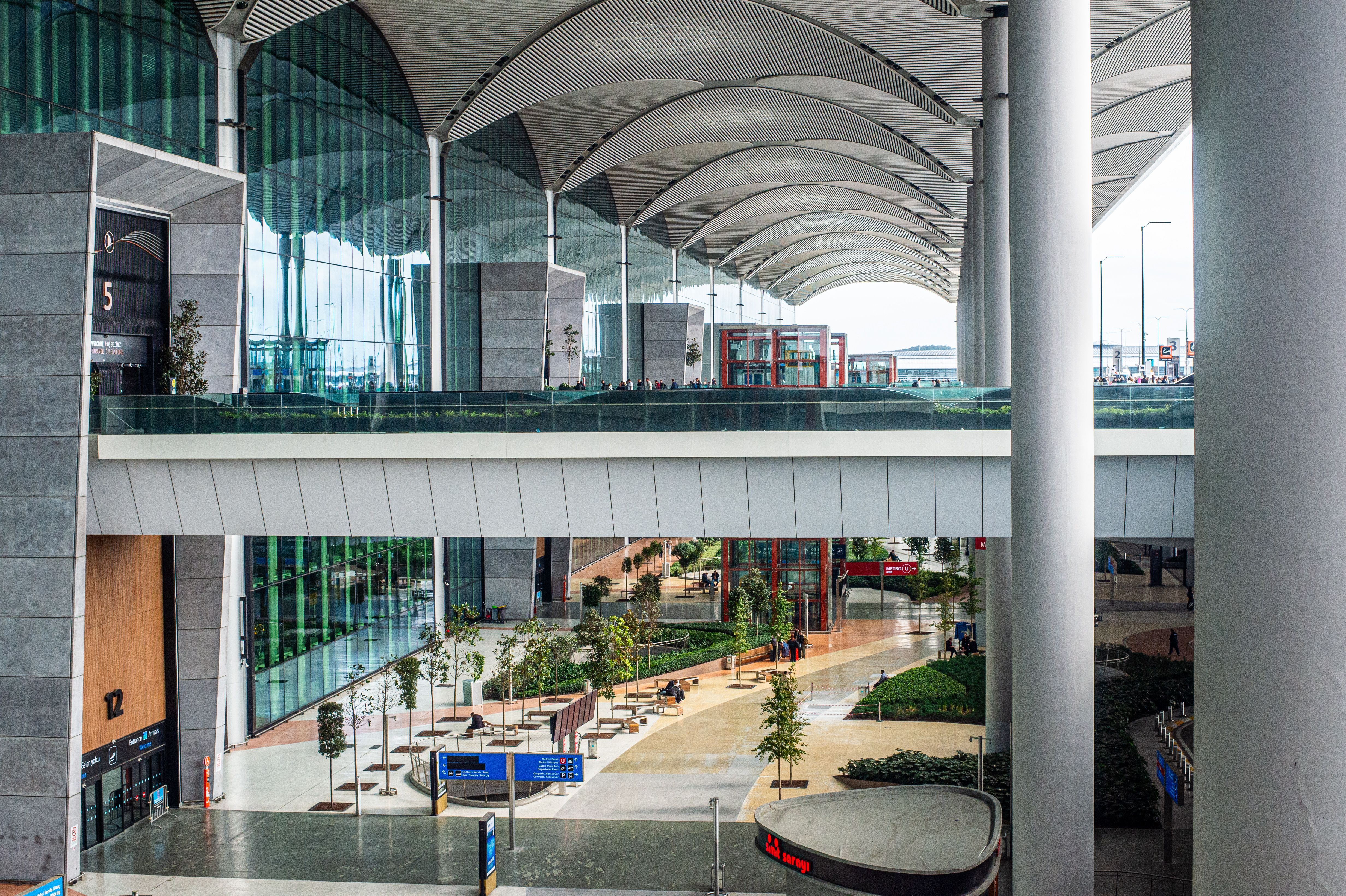 Interior Design of Istanbul International Airport · Free Stock Photo