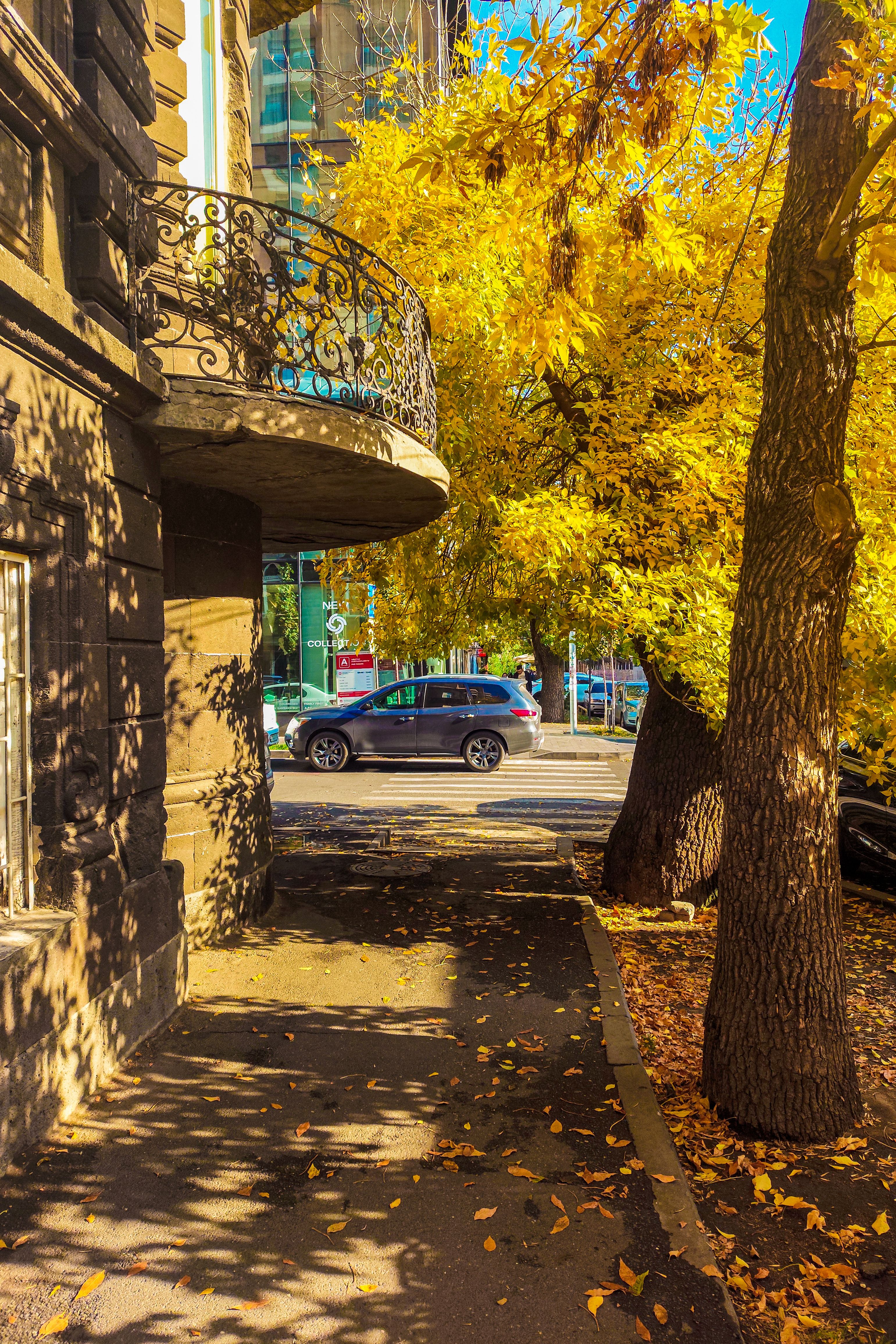 Charming Autumn Street Scene in Yerevan, Armenia · Free Stock Photo