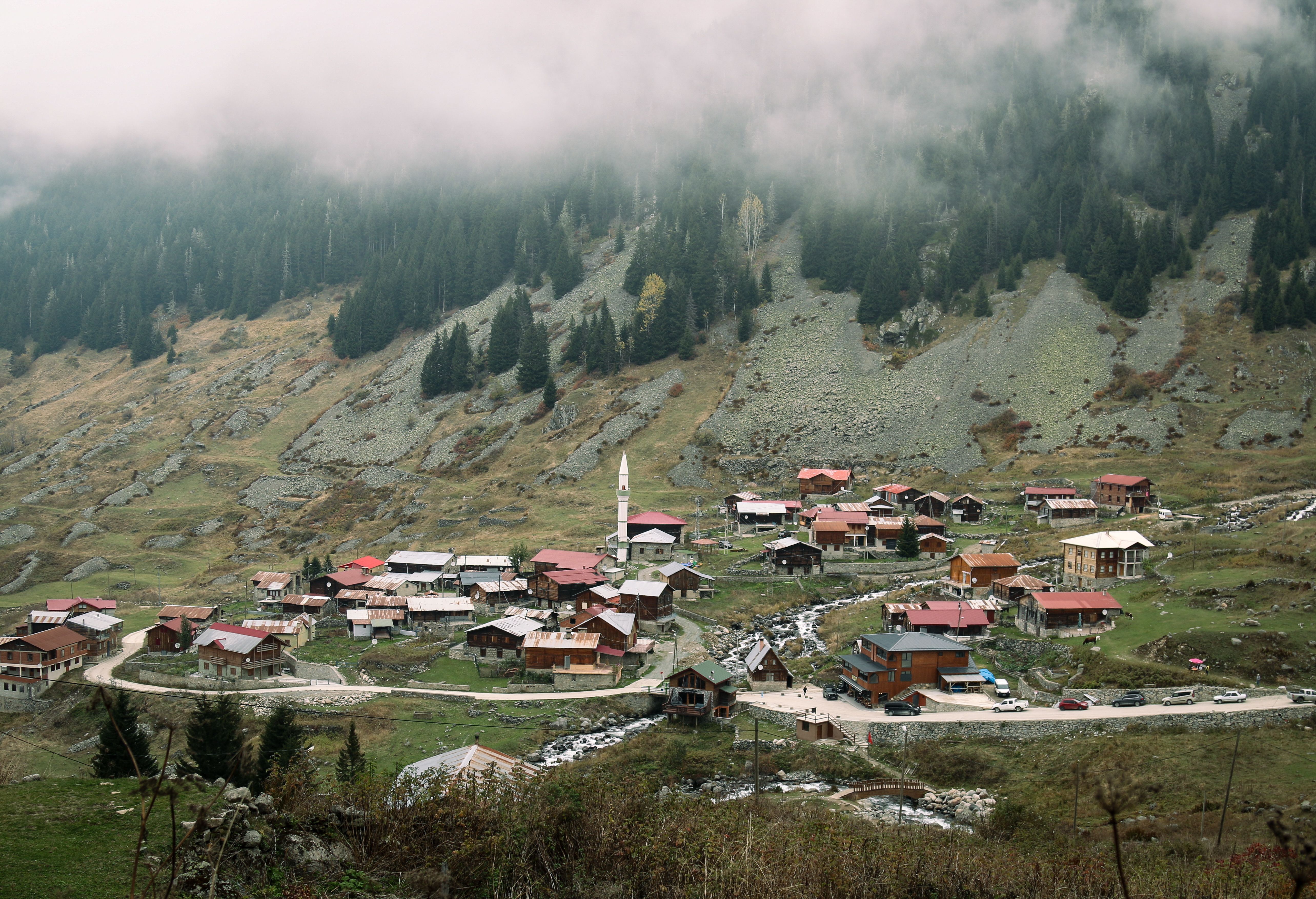 Scenic Village in the Mountains of Rize, Türkiye · Free Stock Photo