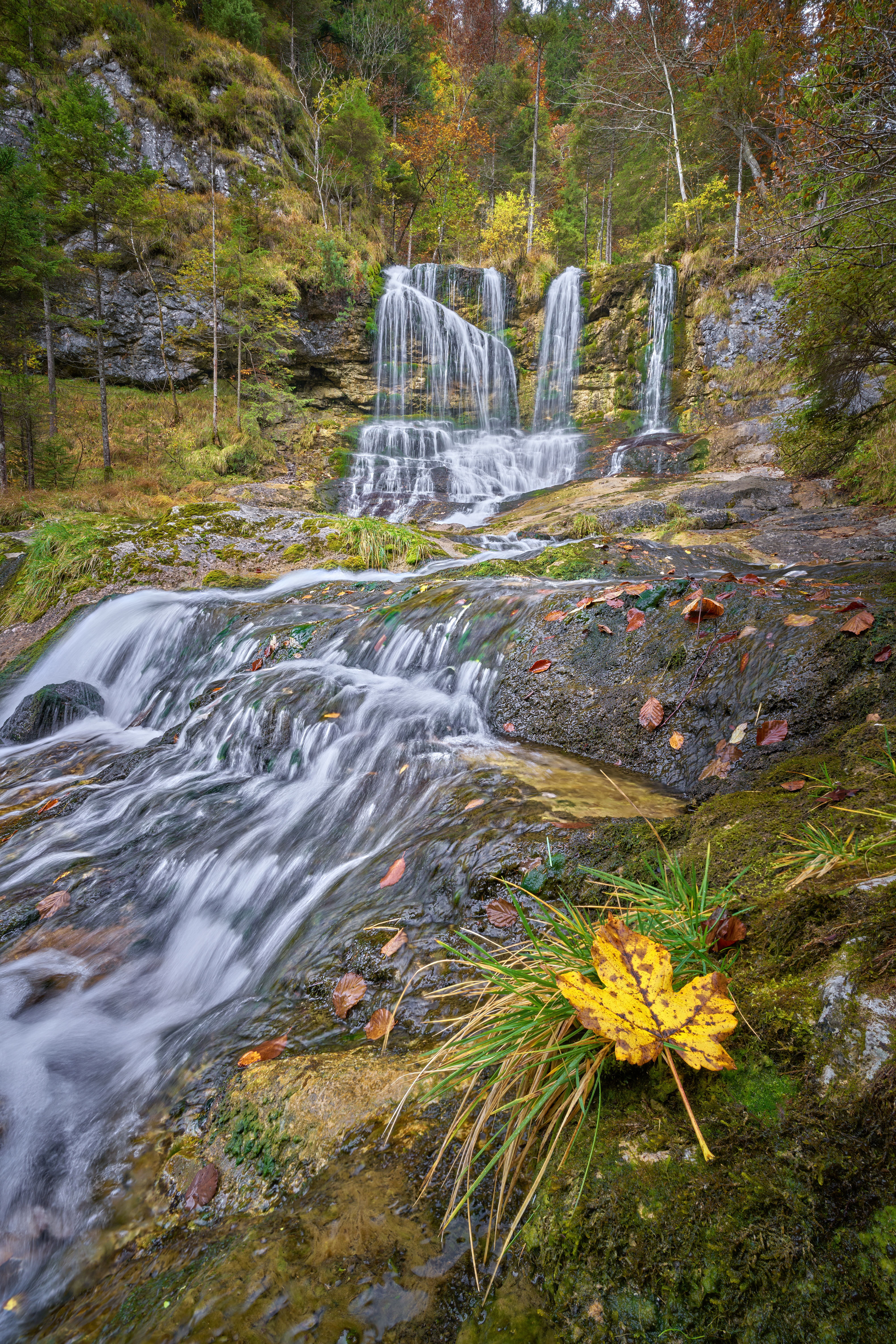 Photo of Waterfalls During Fall Season · Free Stock Photo