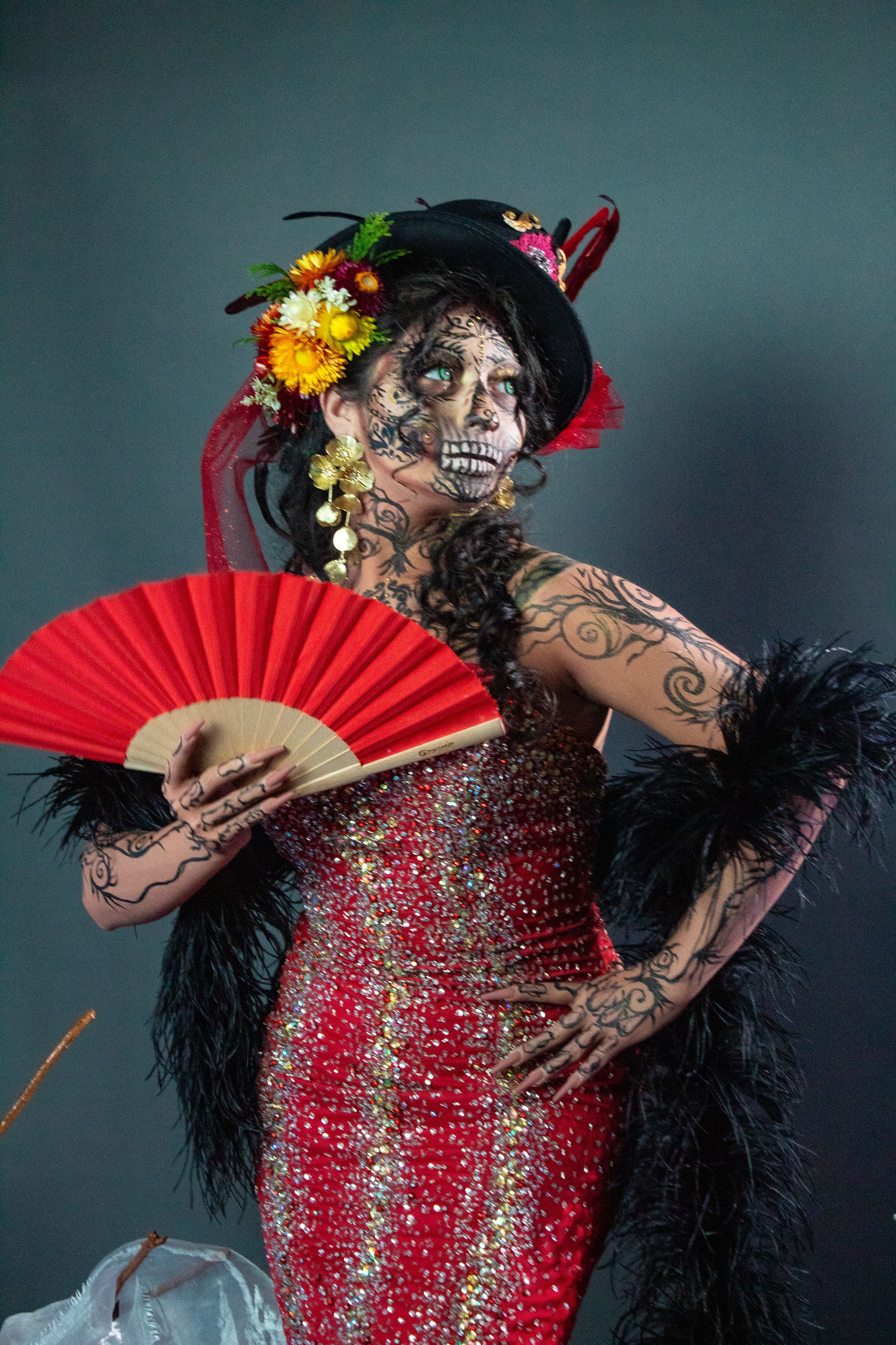 Elegant Día de los Muertos Catrina Portrait · Free Stock Photo